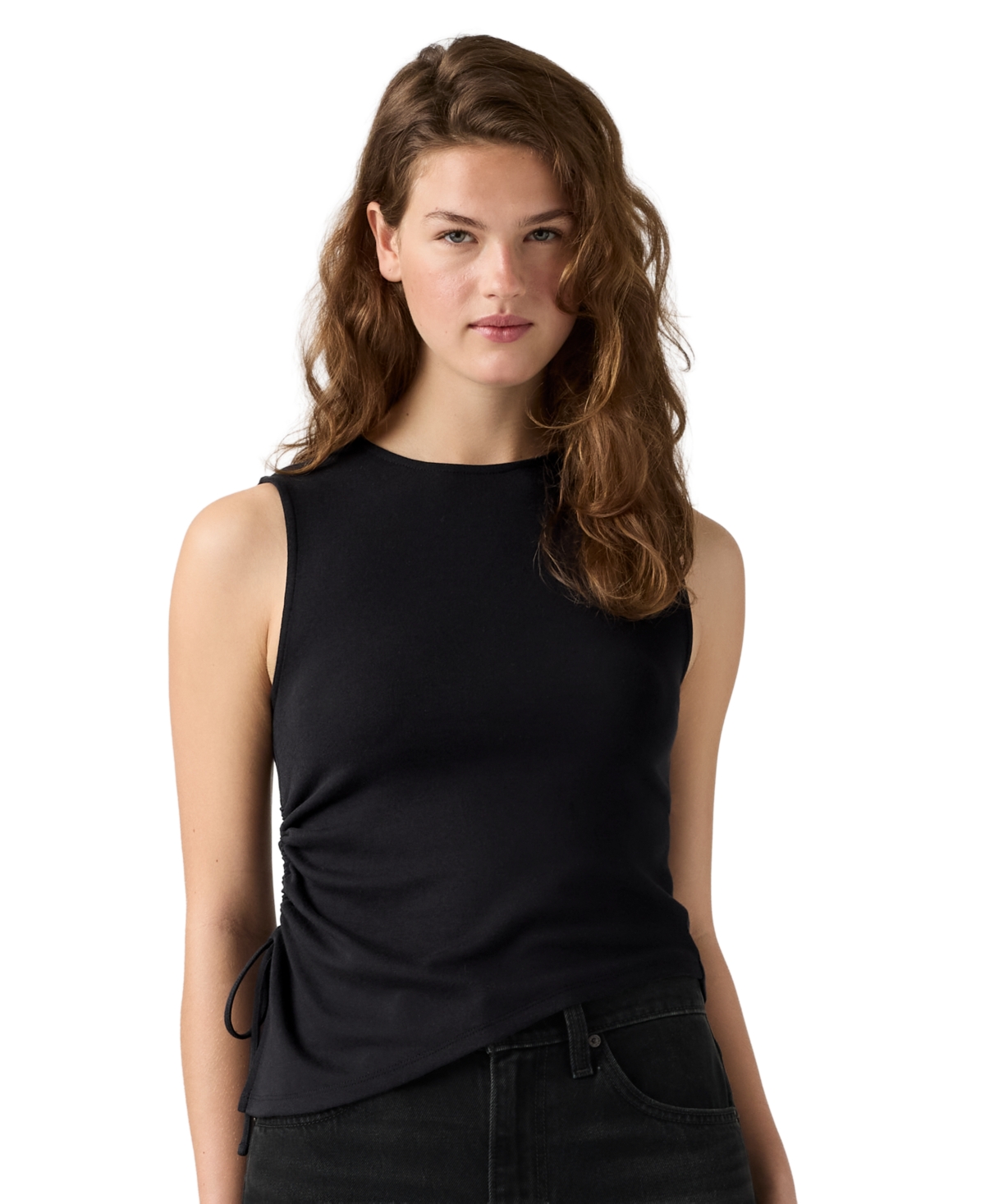 Click here for Levis Womens Alila Asymmetrical Ribbed-Knit Tank T... prices
