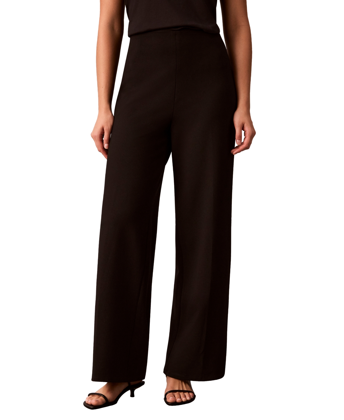 Click here for Calvin Klein Womens High-Waist Straight-Leg Pull-O... prices