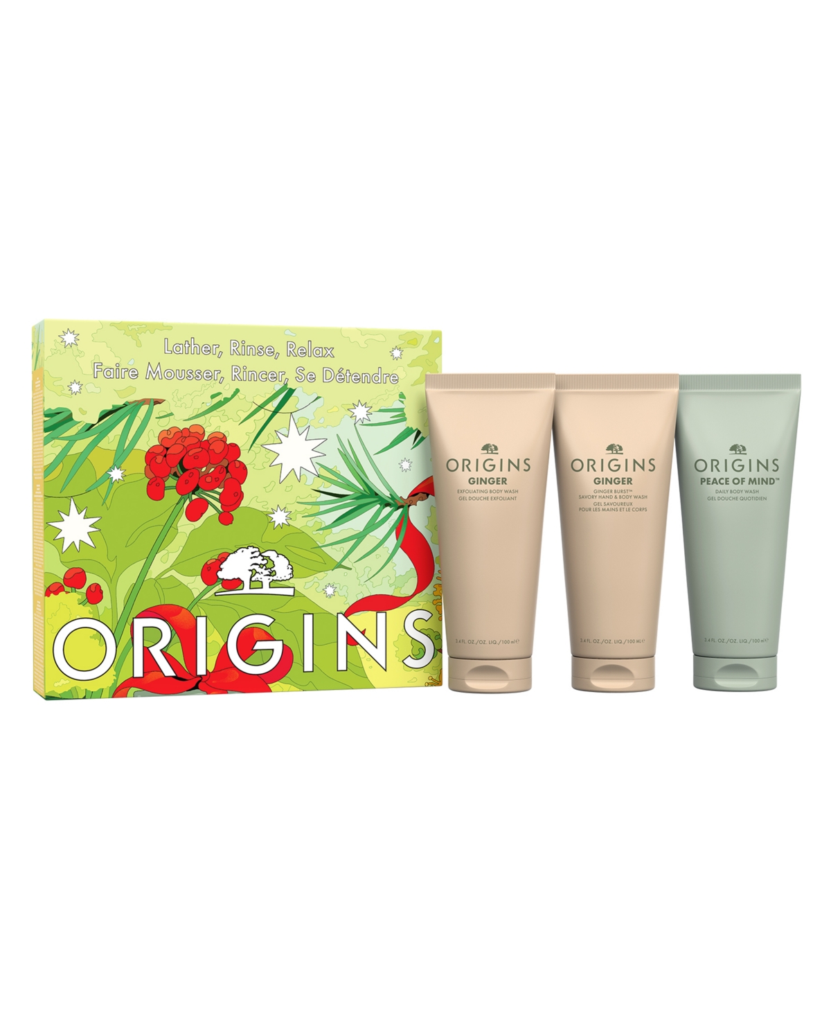 Click here for Origins 3-Piece Lather  Rinse  Relax Body Care Gif... prices