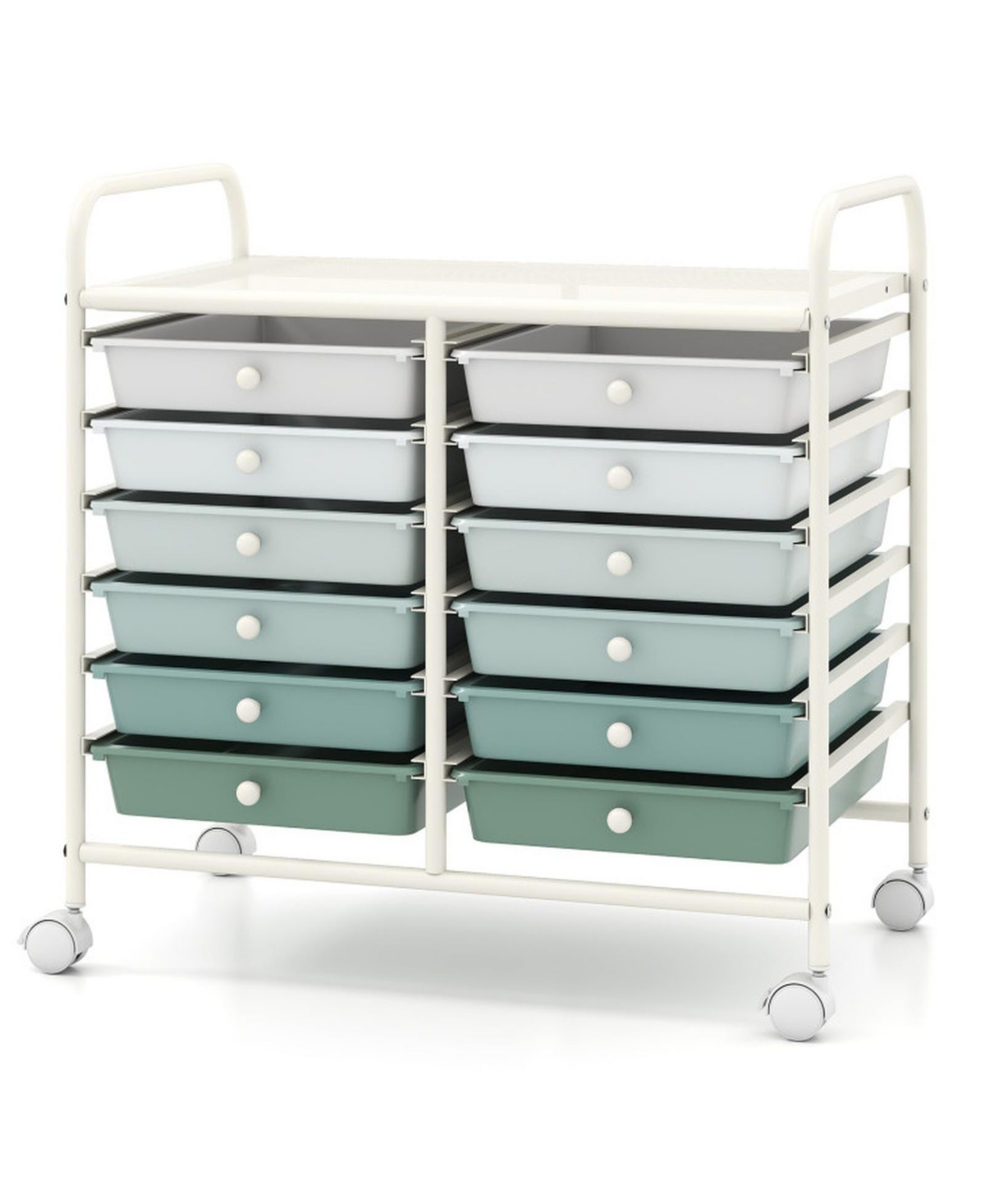 Click here for Sugift 12 Drawer Rolling Storage Cart for Home and... prices