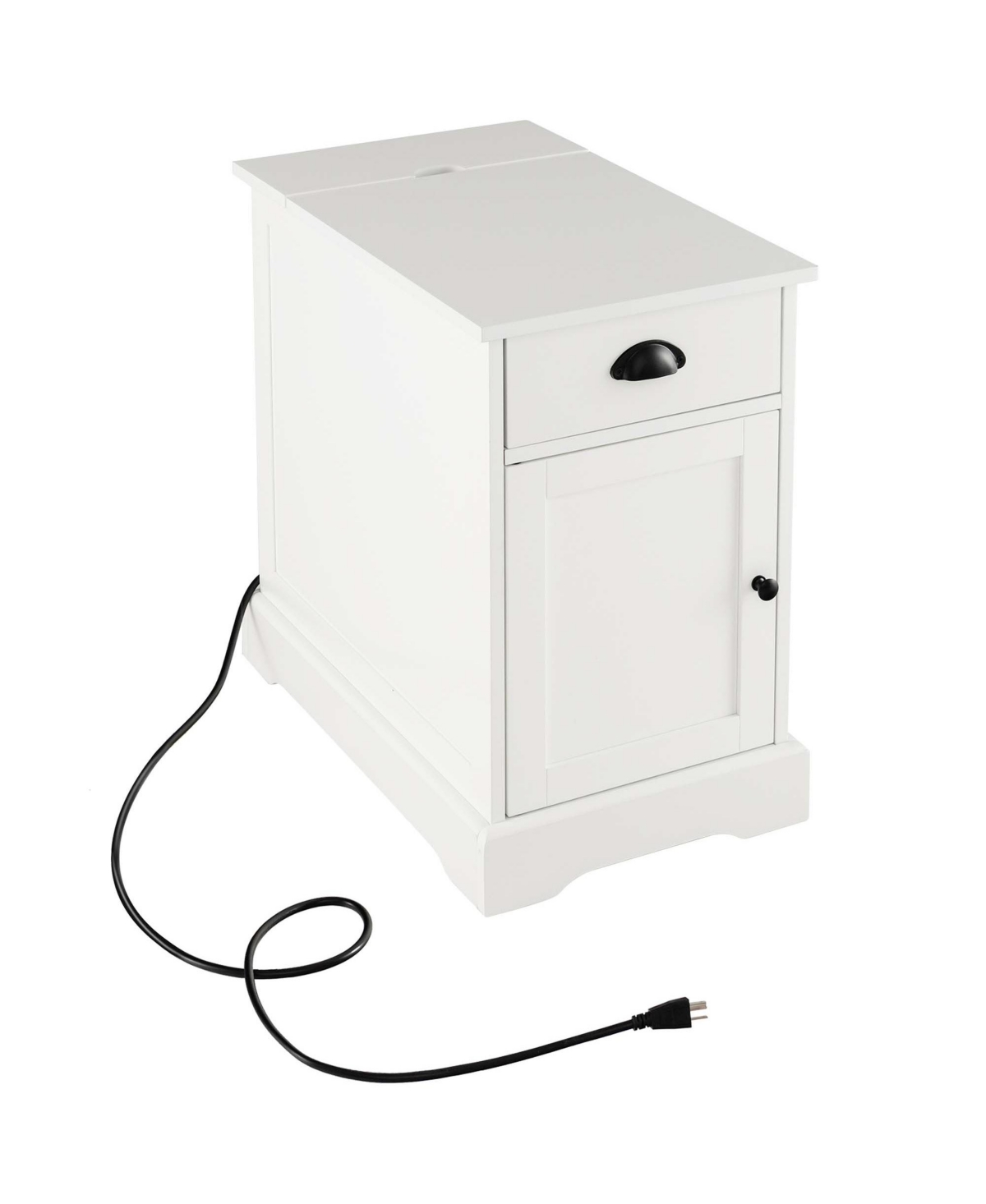 Click here for Costway 1PC Side End Table Nightstand with Chargin... prices