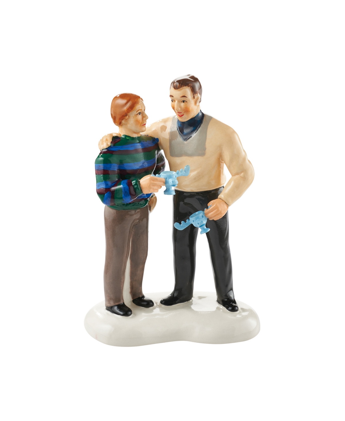 Click here for Department 56 Snow Village Moose Mug Toast Figurin... prices