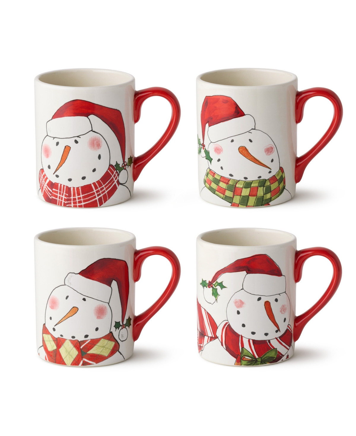 Click here for Certified International Snowman Delight Mugs  Set... prices