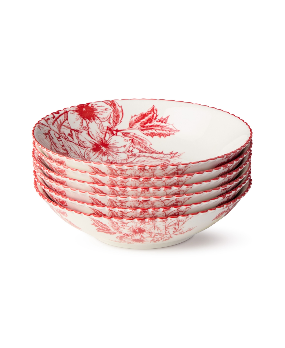Click here for Certified International Crimson Noel Soup Bowls  S... prices