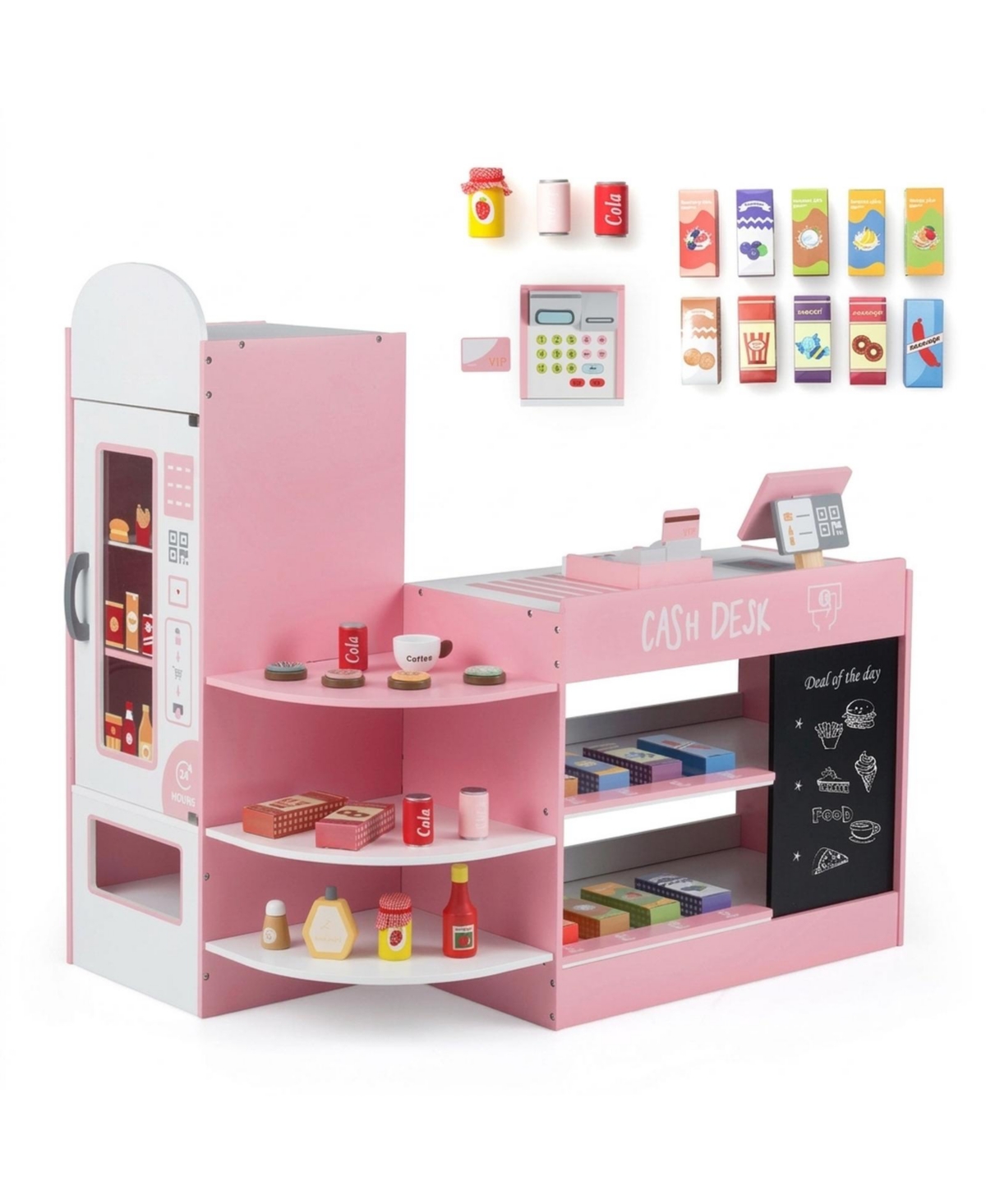 Click here for Sugift Kids Grocery Store Playset with Cash Regist... prices