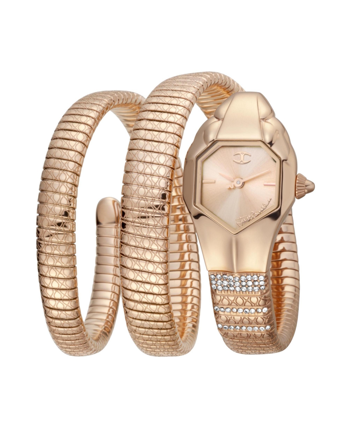 Click here for Just Cavalli Womens Glam Snake Quartz Ip Stainless... prices