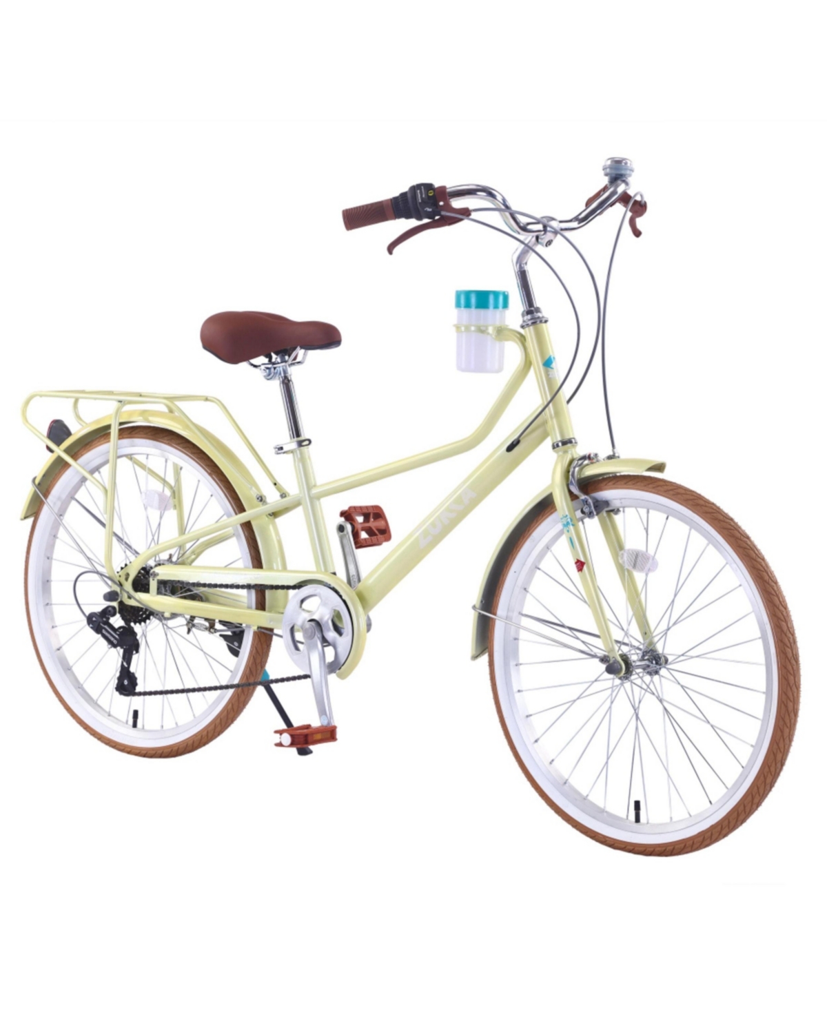 Click here for ECHTPeak 24 Inch Cruiser Bike 6 Speed Step-Through... prices