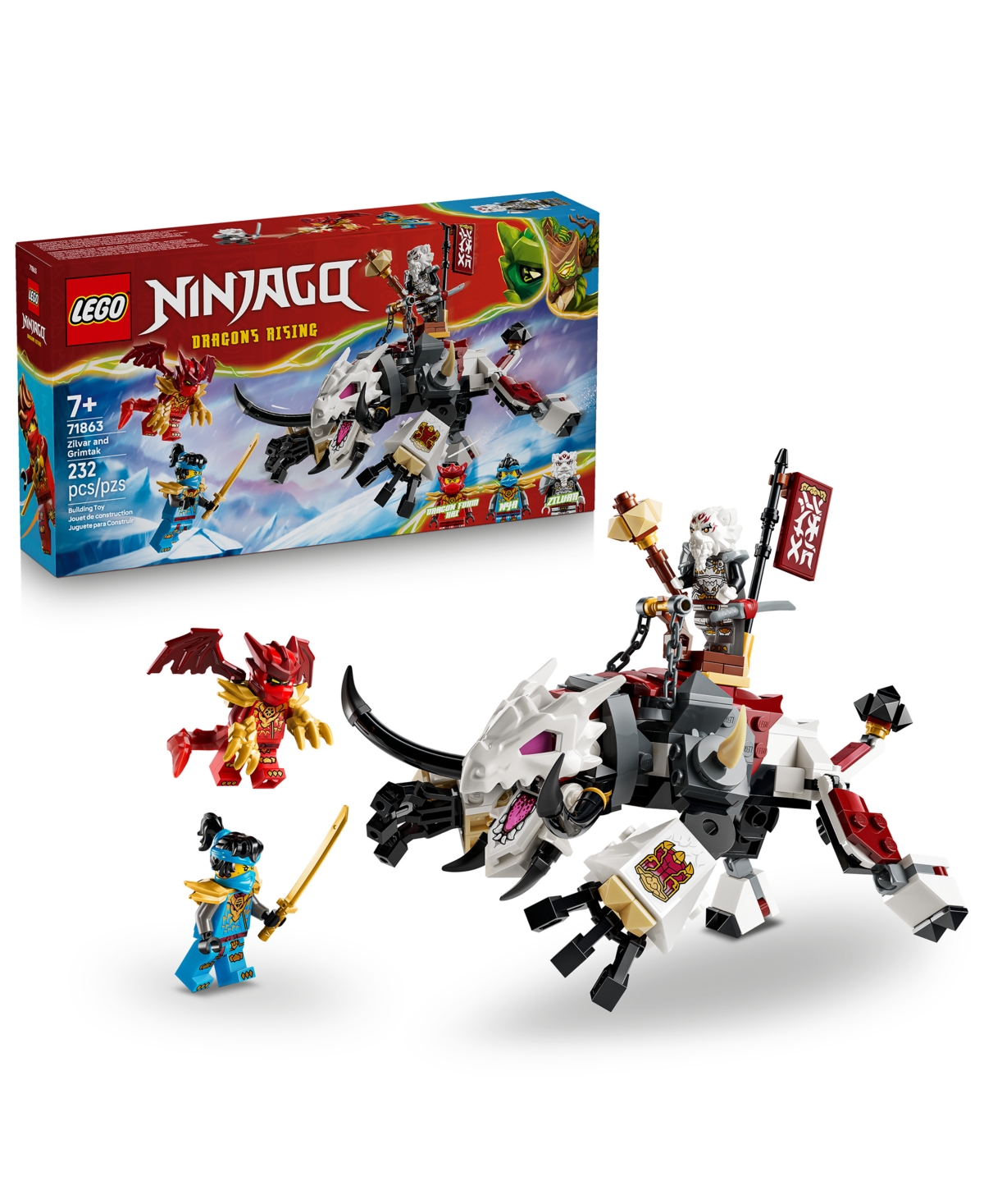 Click here for Lego Ninjago Dragons Rising Zilvar and Grimtak the... prices