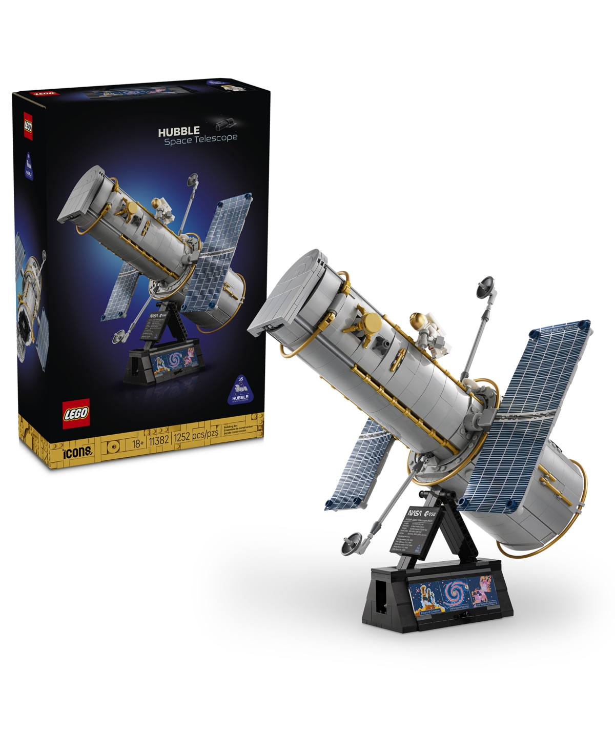 Click here for Lego Icons Hubble Space Telescope 11382  1252-Piec... prices