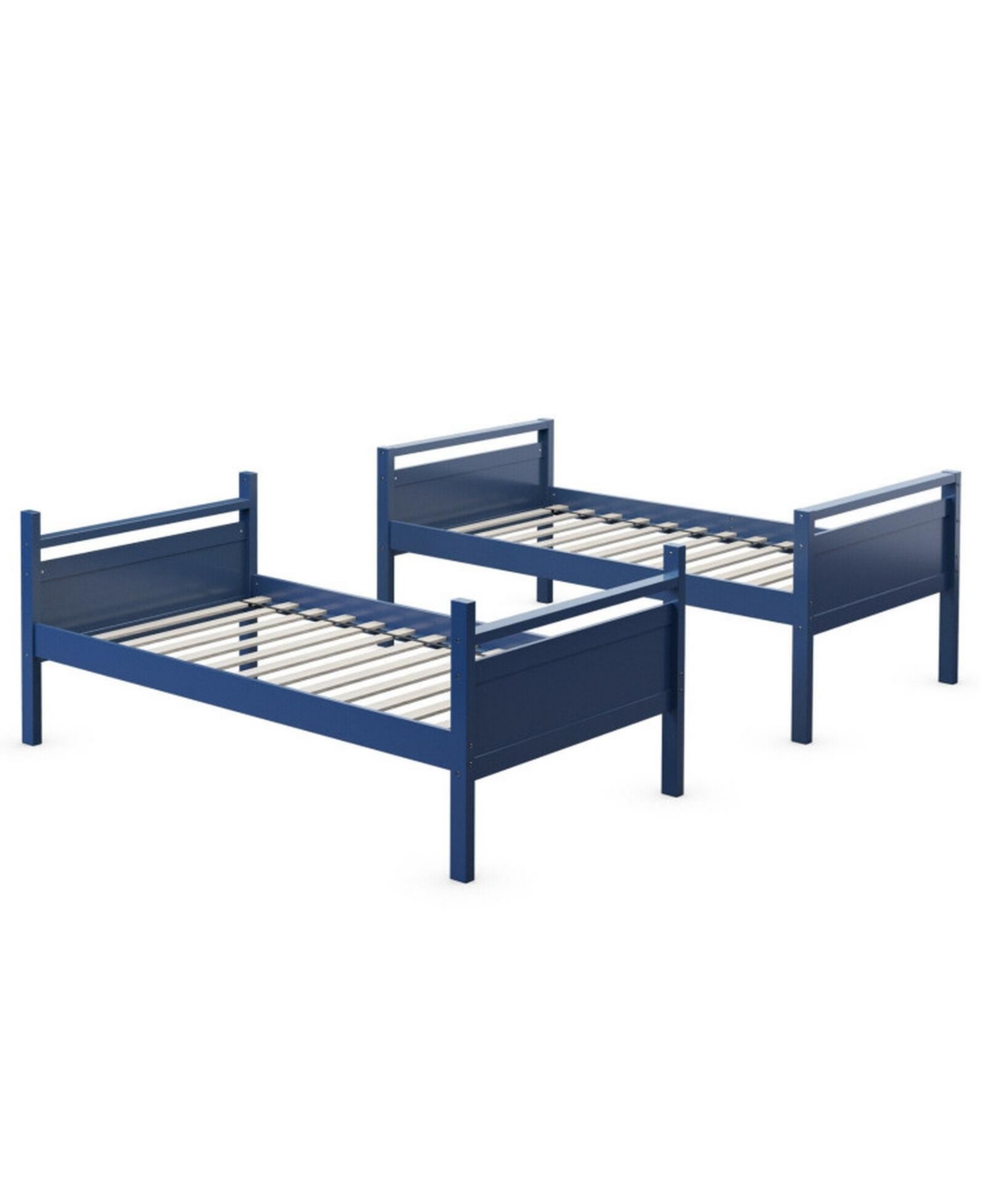 Click here for Sugift Twin Convertible Wood Bunk Bed with Guardra... prices