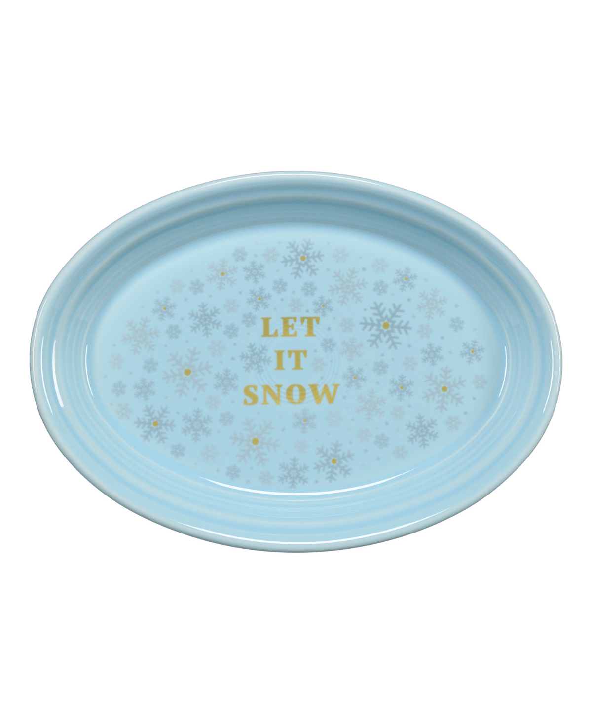 Click here for Fiesta Sky Snowflakes Let it Snow Serving Platter... prices