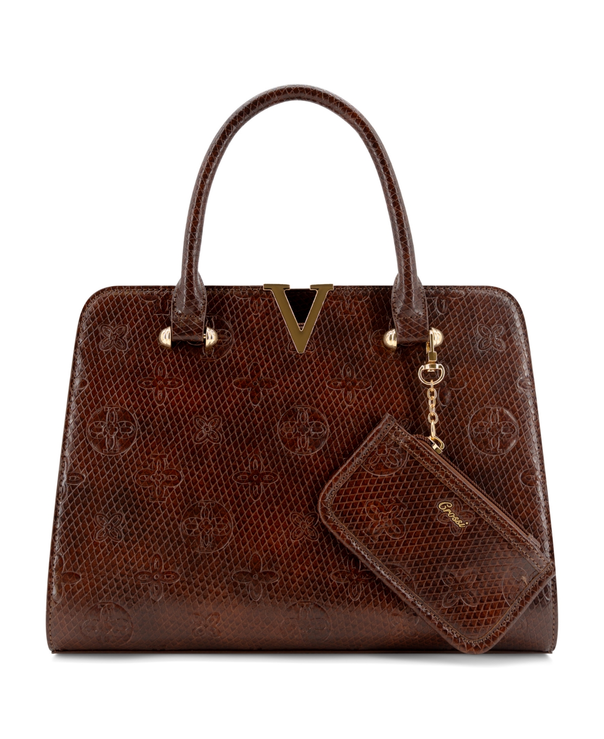 Click here for Like Dreams Nyla Structured Medium Satchel Handbag... prices