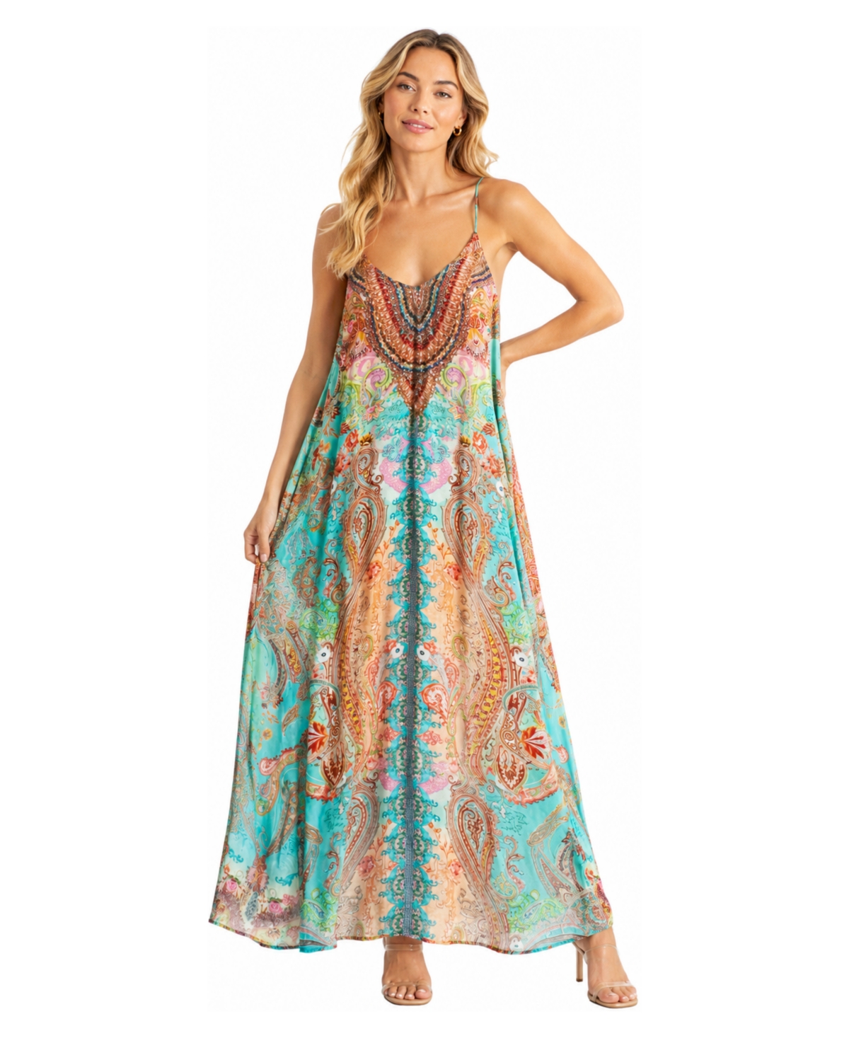 Click here for La Moda Clothing Womens Medallion and Paisley Long... prices