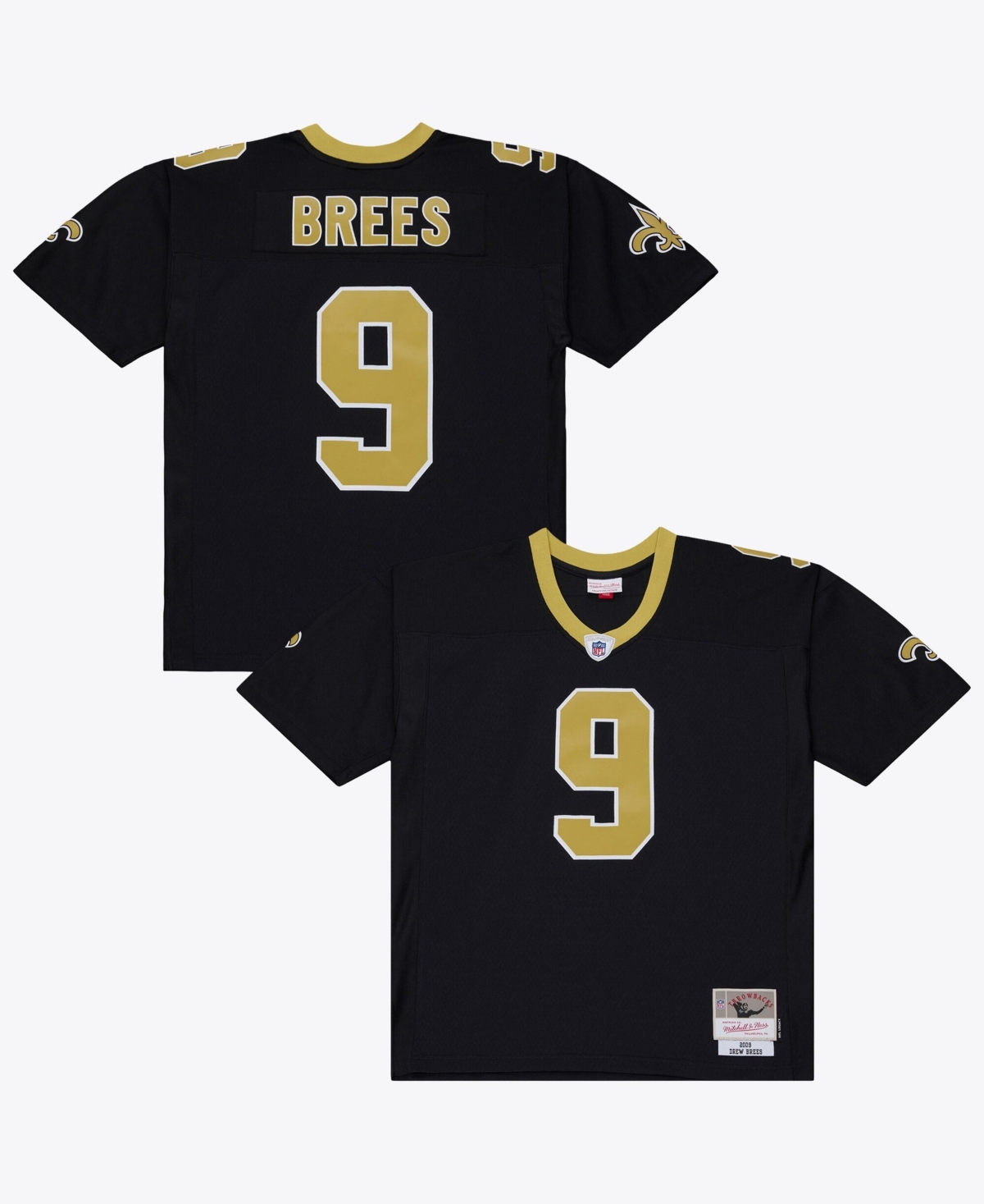 Click here for Mitchell Ness Mens Drew Brees Black New Orleans Sa... prices