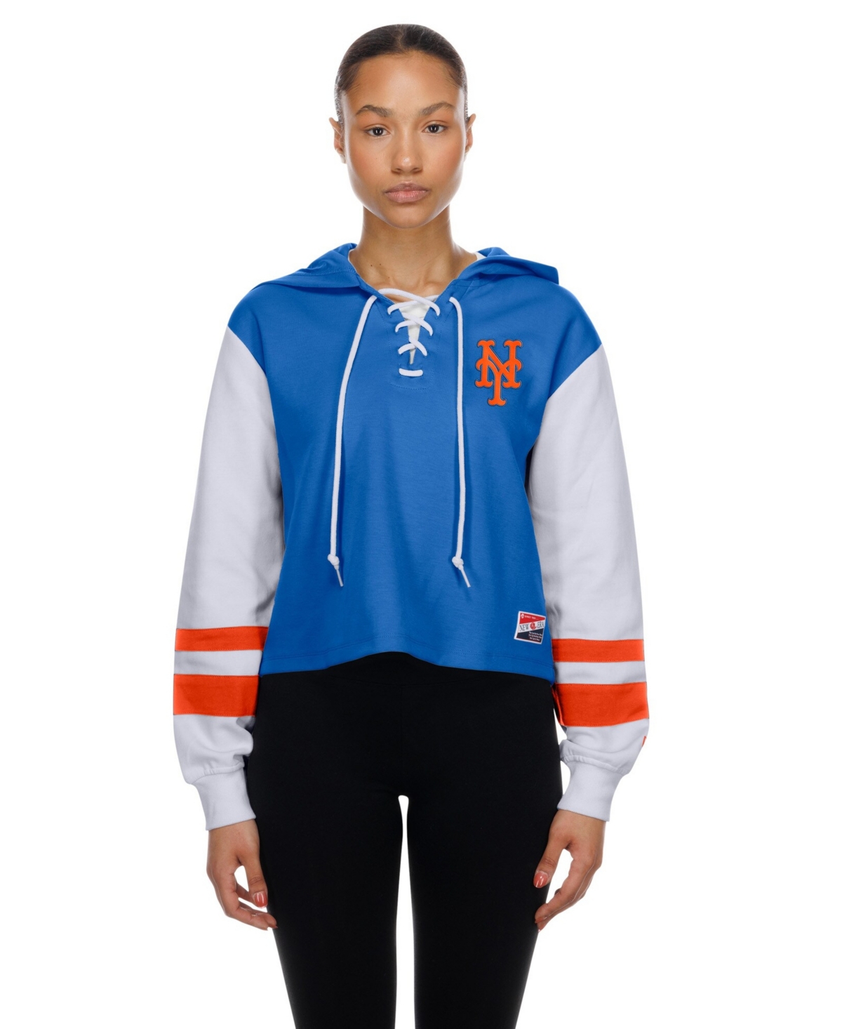Click here for New Era Womens New York Mets Boxy Cropped Lace-up... prices