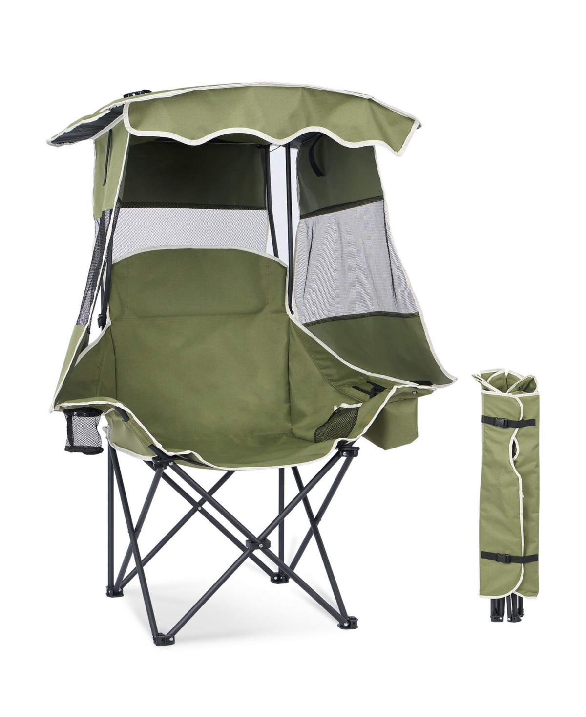 Click here for Mooncool Beach Chair with Canopy Shade Portable Fo... prices