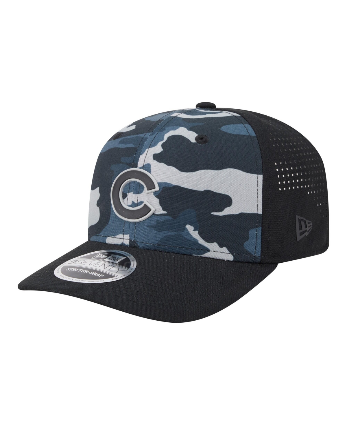 Click here for New Era Mens Black Chicago Cubs Tonal Camo 9SEVENT... prices