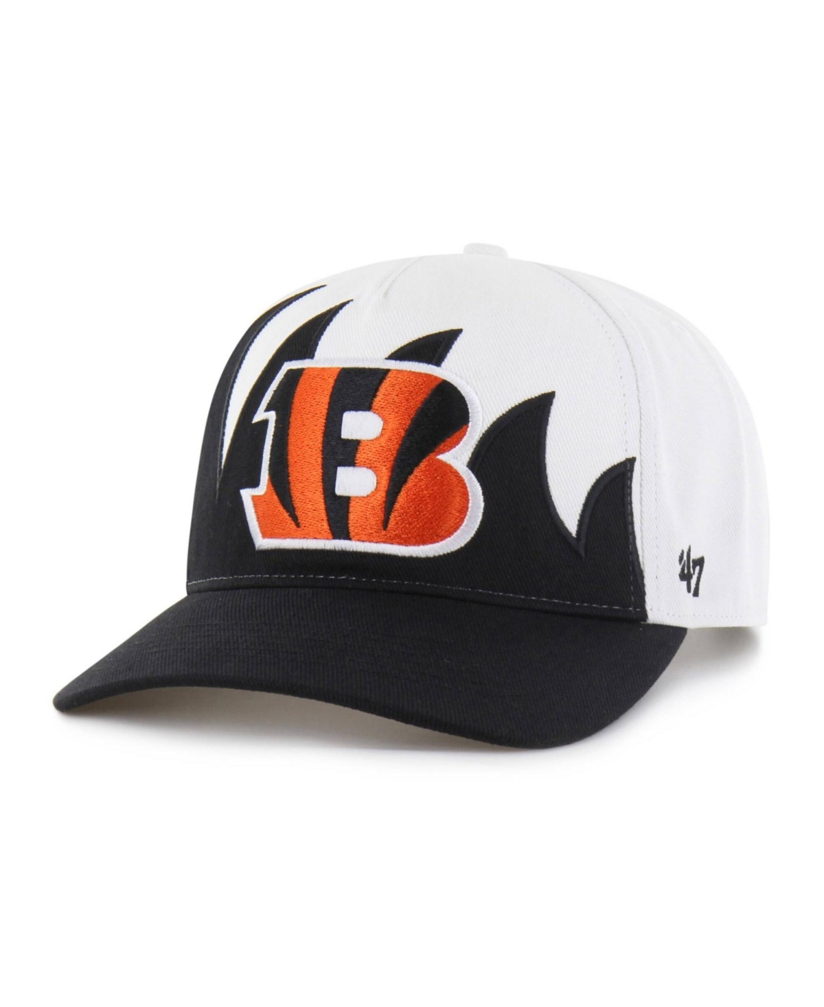 Click here for 47 Brand Mens White Cincinnati Bengals Jagged Hitc... prices