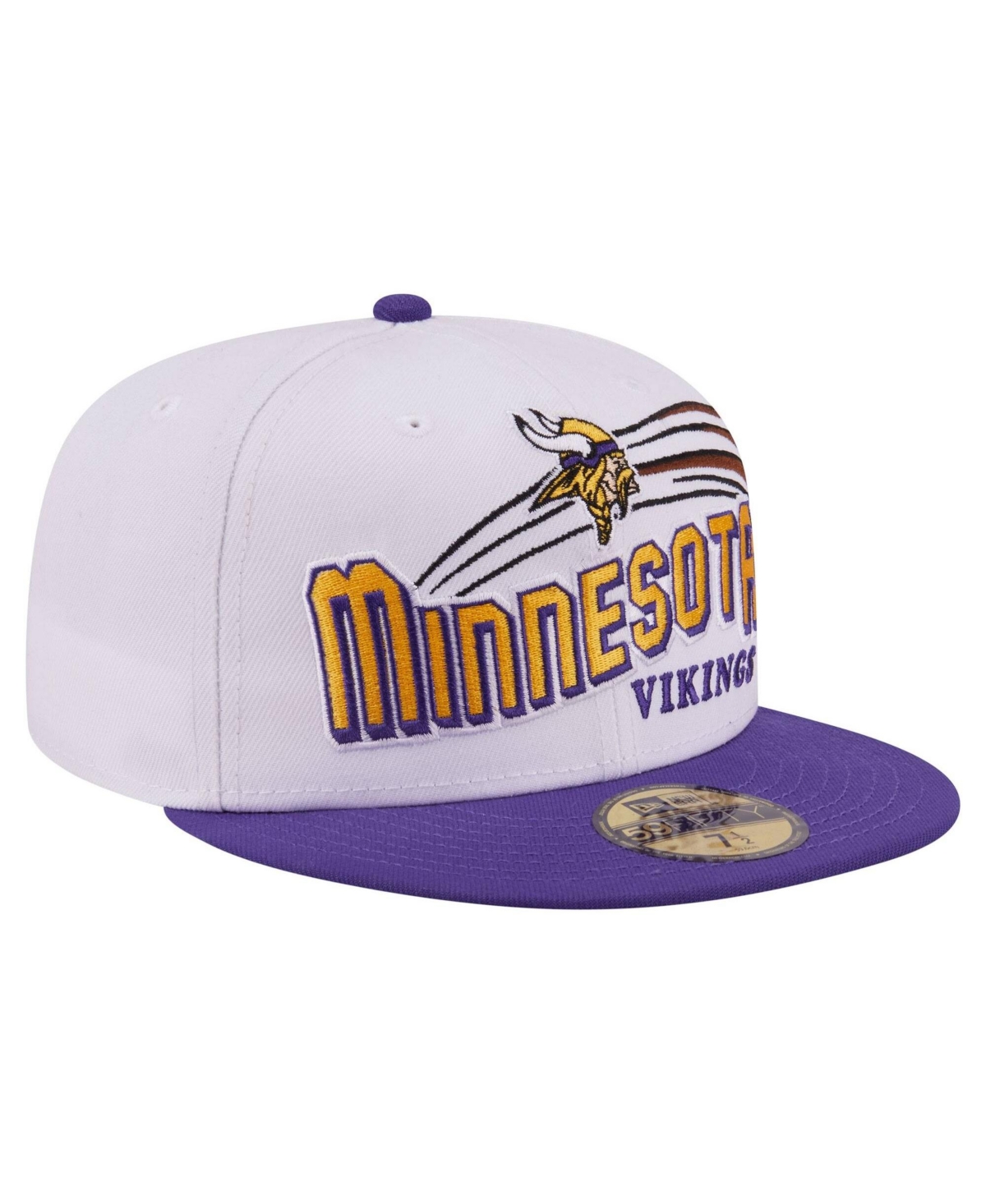 Click here for New Era Mens White/Purple Minnesota Vikings Retro... prices