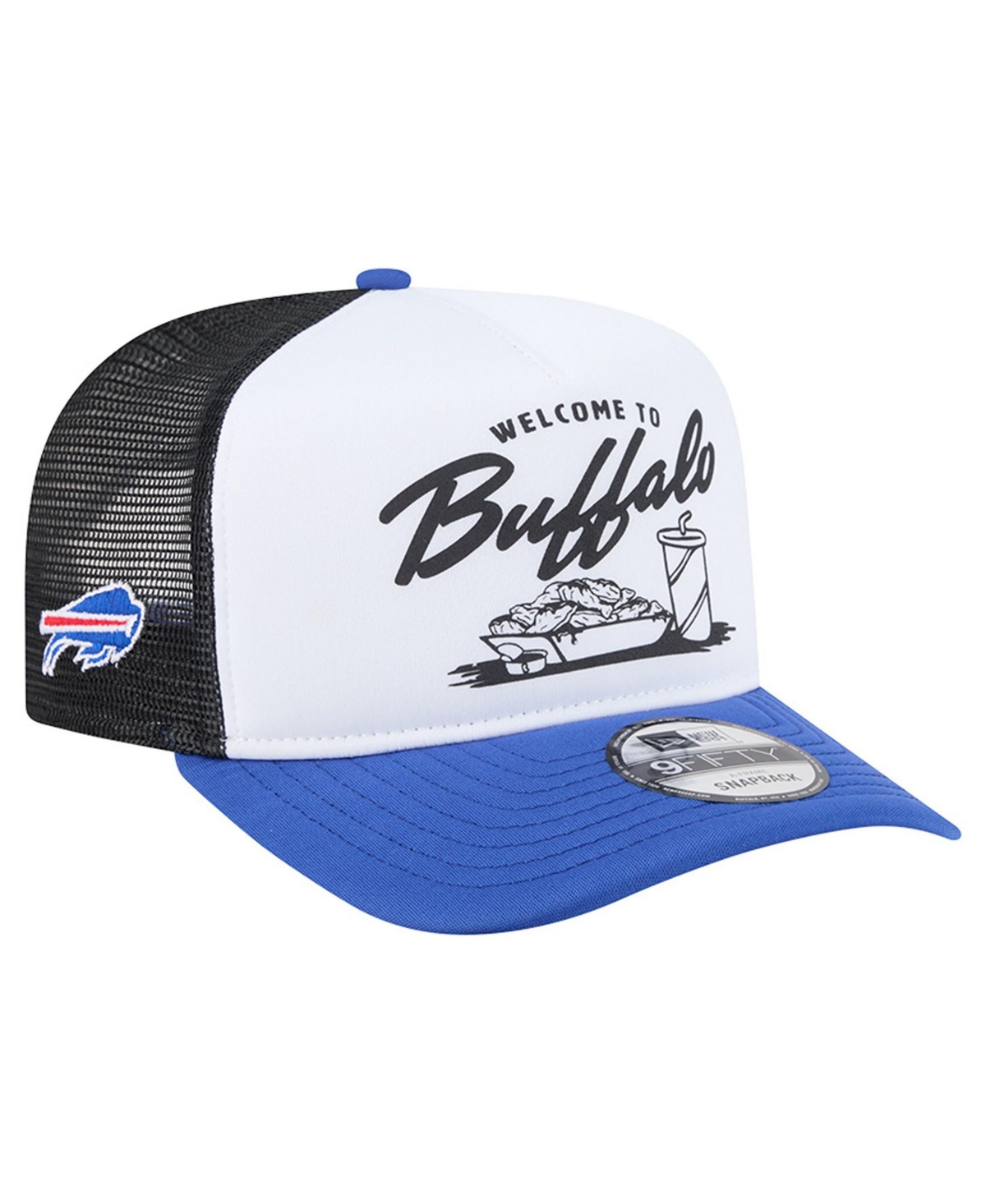 Click here for New Era Mens White/Royal Buffalo Bills Foodie 9FIF... prices