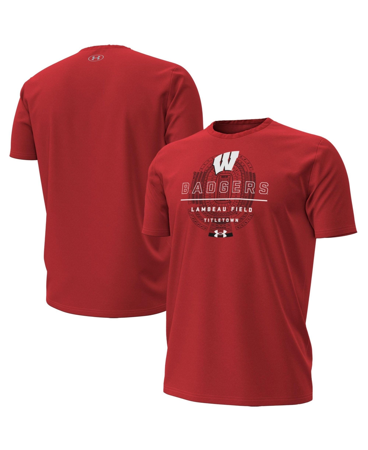 Click here for Under Armour Mens Red Wisconsin Badgers 2026 Lambe... prices