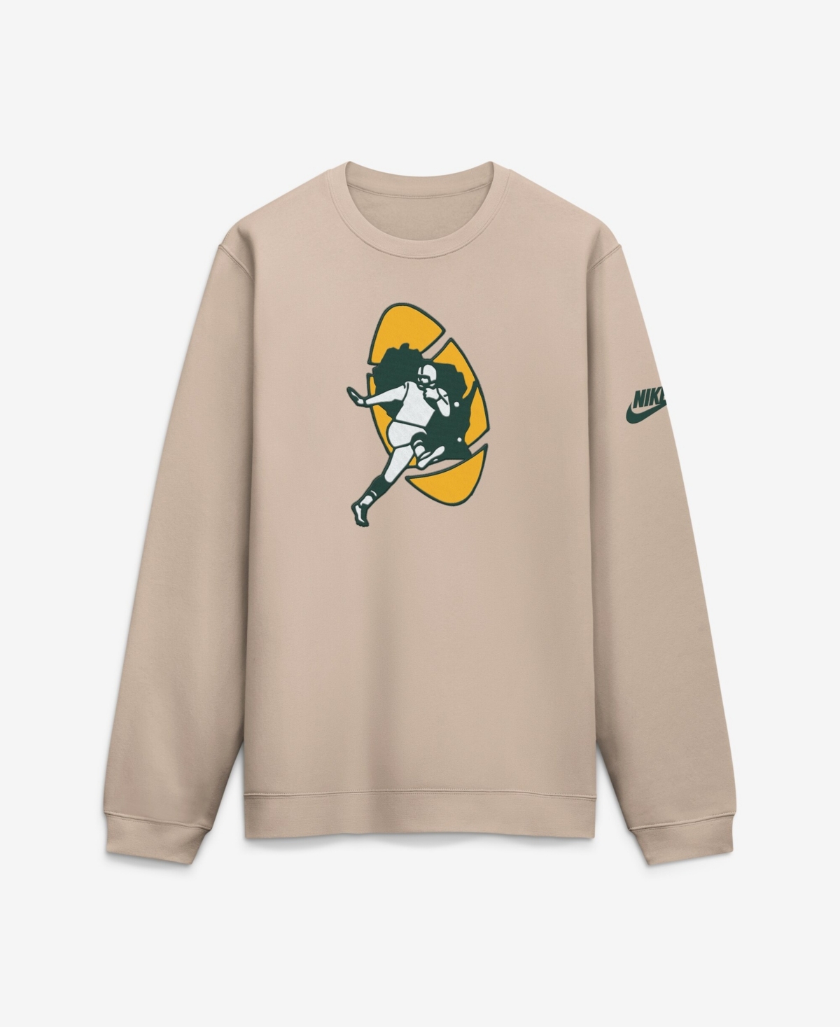 Click here for Nike Mens Sand Green Bay Packers I-Formation Rewin... prices