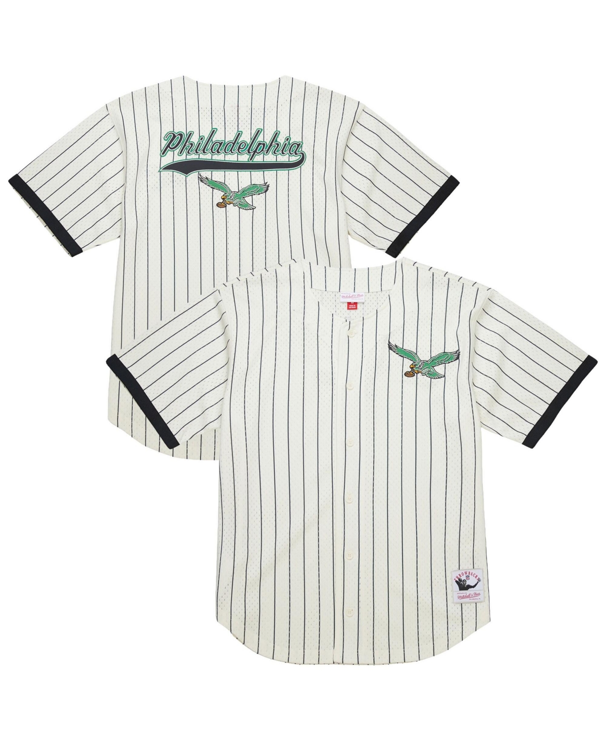 Click here for Mitchell & Ness Mens Mitchell Ness Cream Philadelp... prices