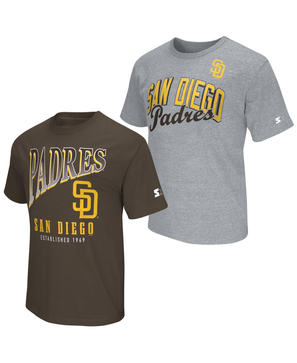 Click here for Starter Mens Brown/Heather Gray San Diego Padres T... prices