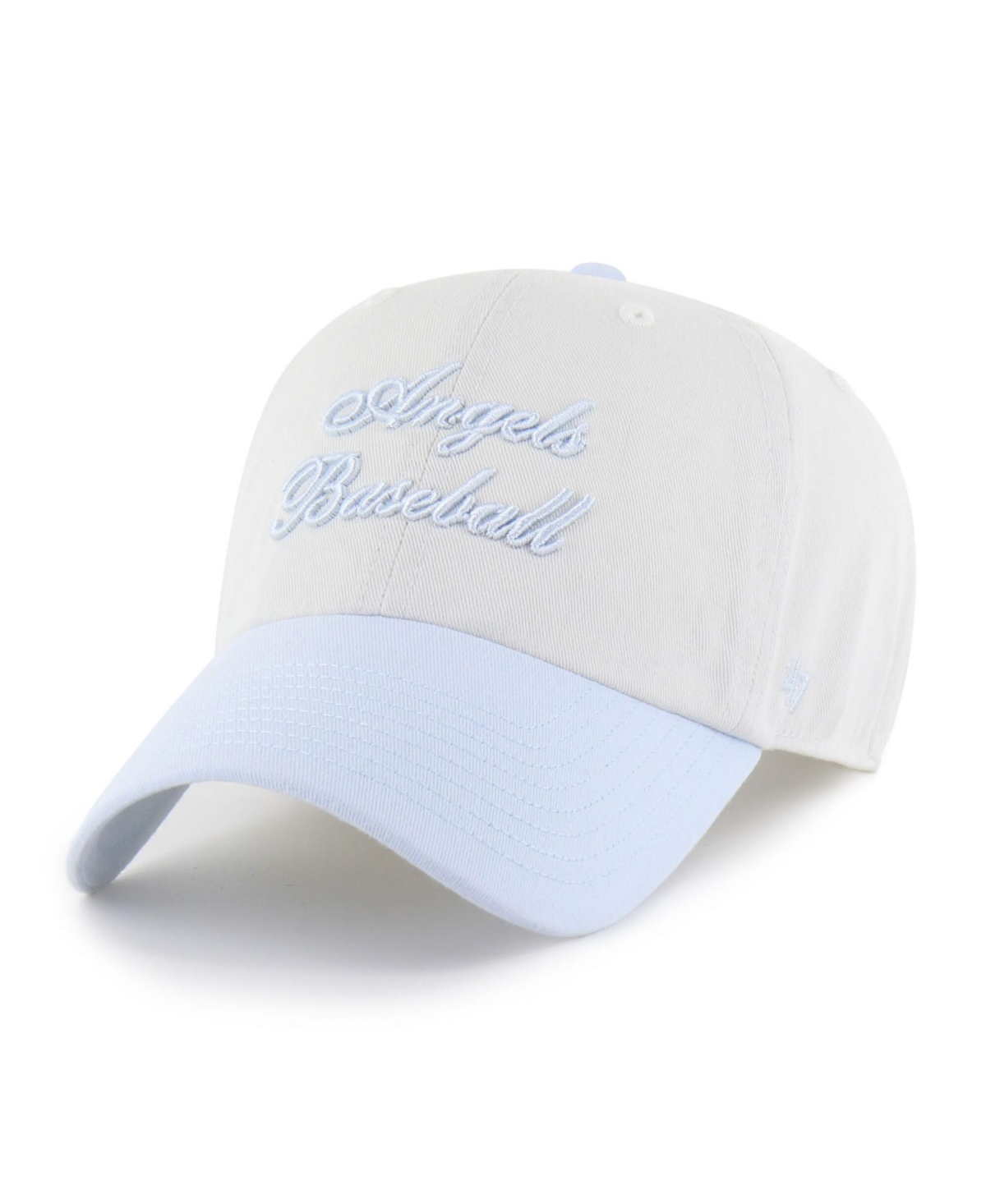 Click here for 47 Brand Womens White/Light Blue Los Angeles Angel... prices