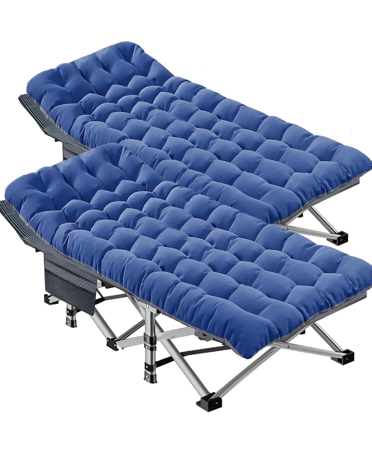 Click here for Aboron 2-Pack Folding Camping Cot with Mat: 78x32.... prices