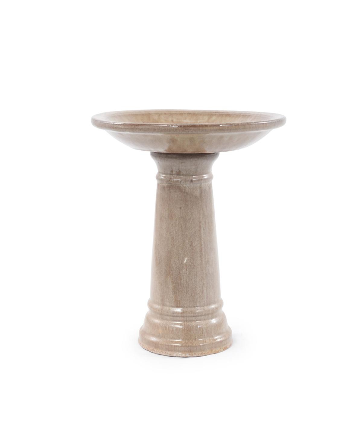 Click here for Yobtop Ceramic Bird Bath Outdoor - 12.4 Diameter P... prices