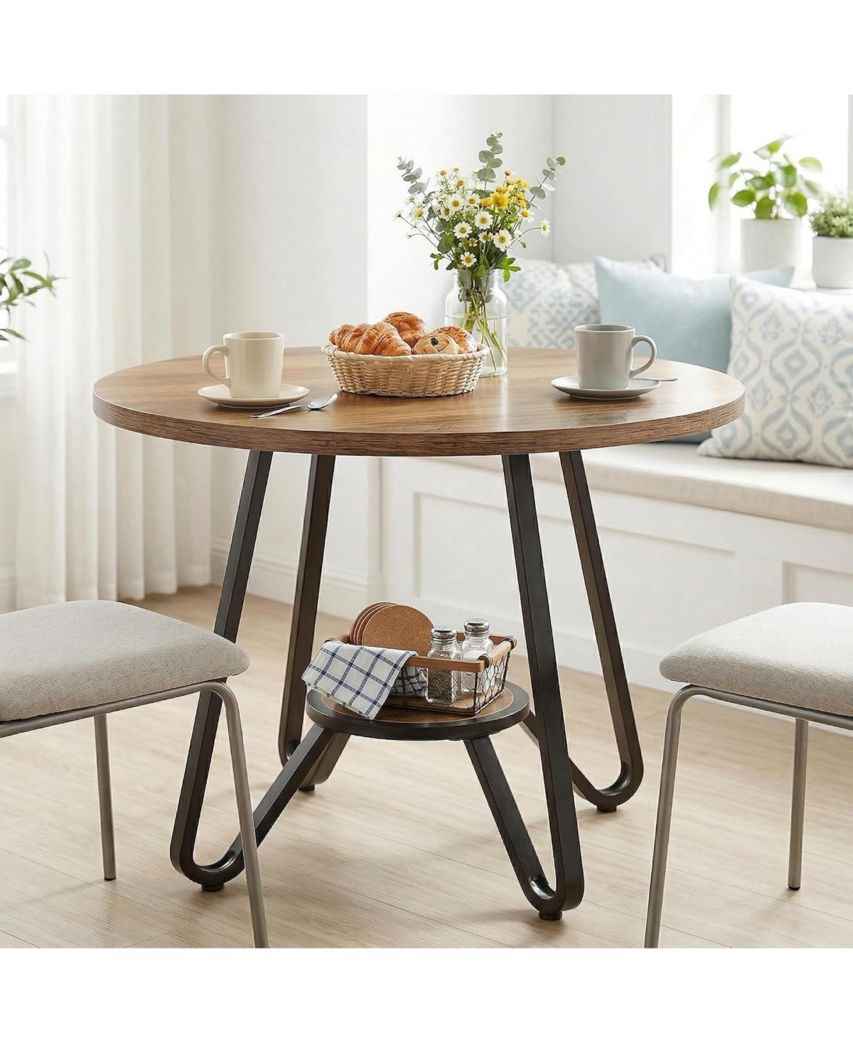 Click here for Tribesigns 31.5 Round Dining Table for 2-4: Compac... prices