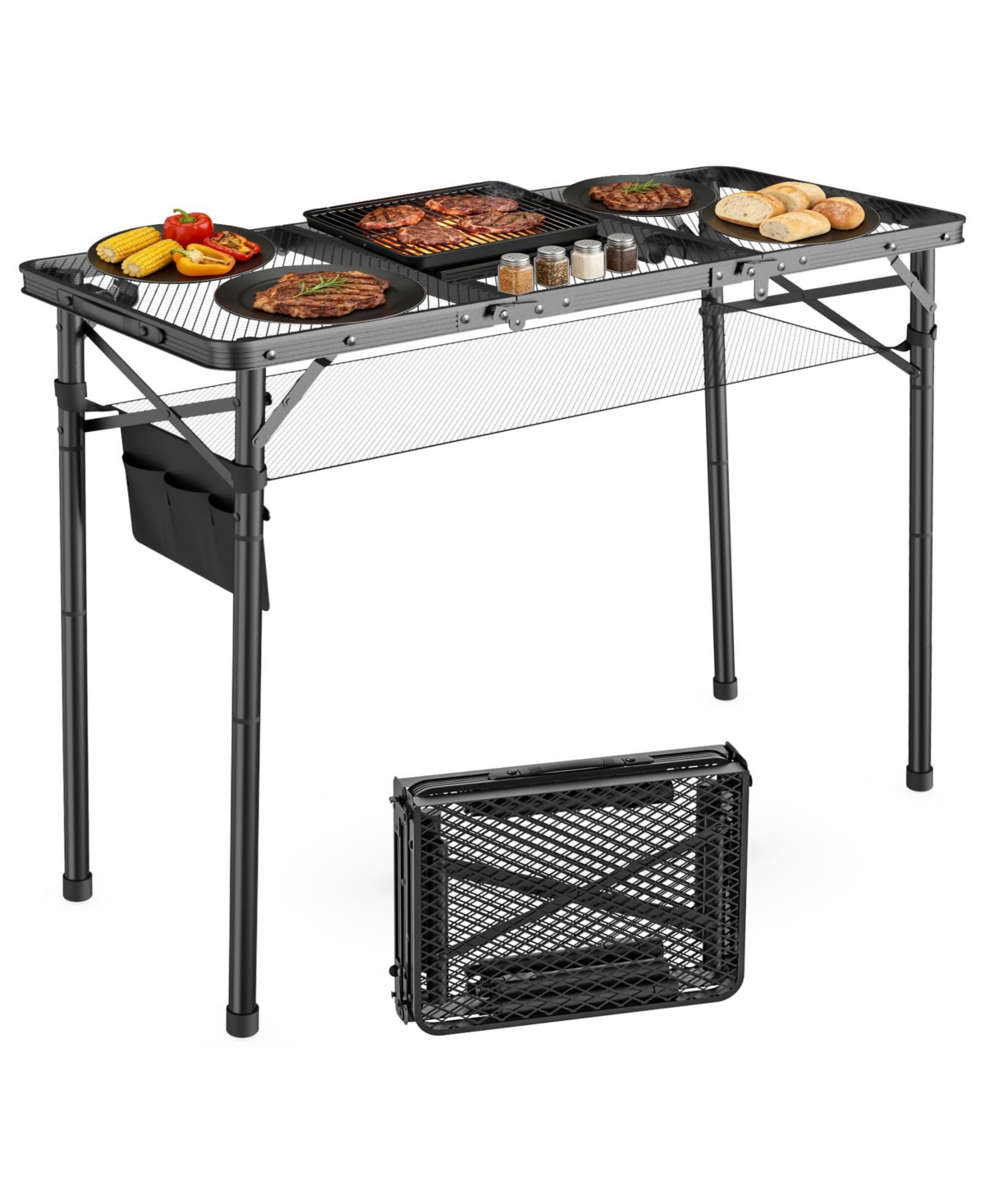 Click here for Piscifun Adjustable Height Folding Camping Table P... prices