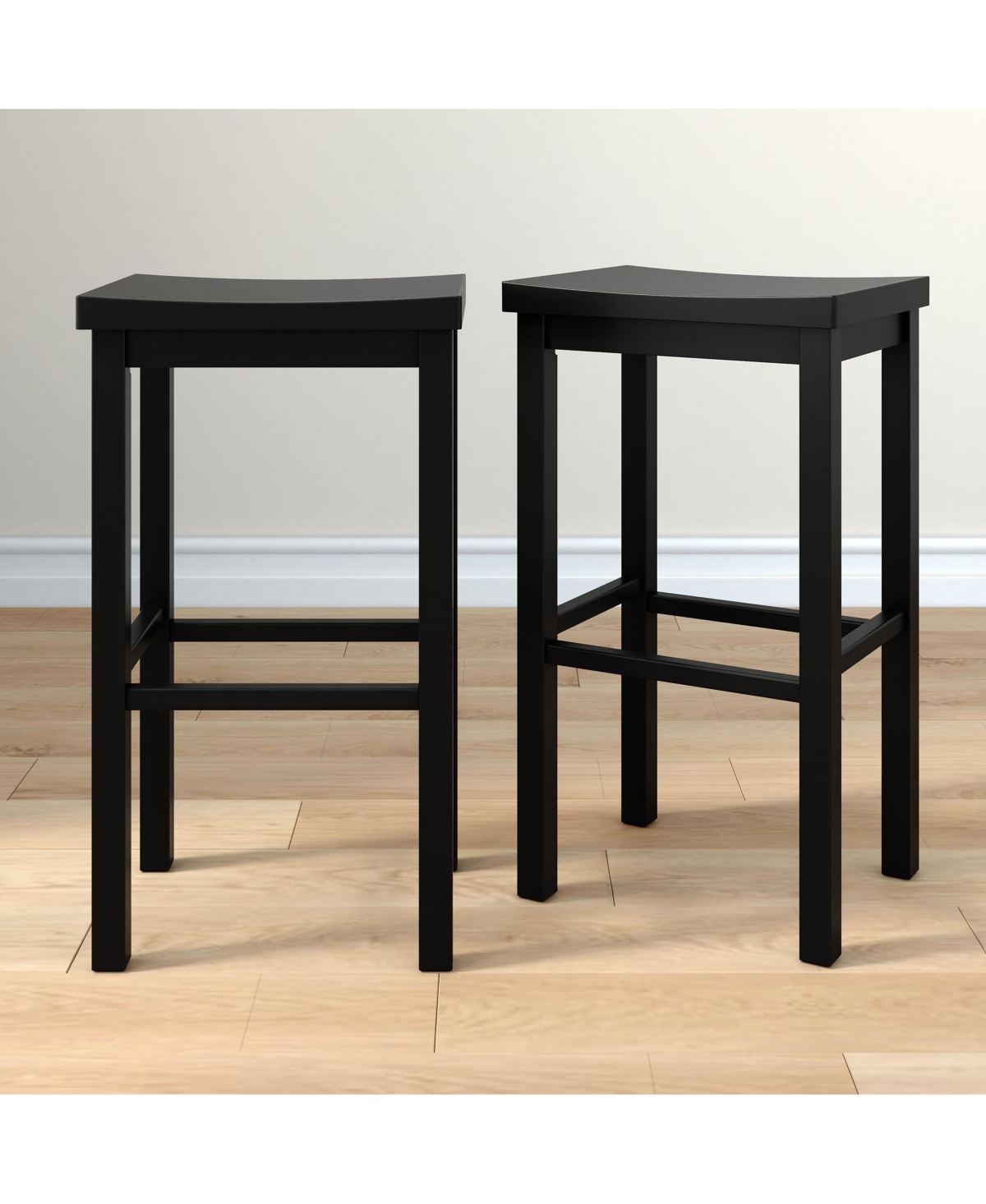 Click here for Grain & Grove 2 pack 30 Inch Height Bar Stool - Bl... prices