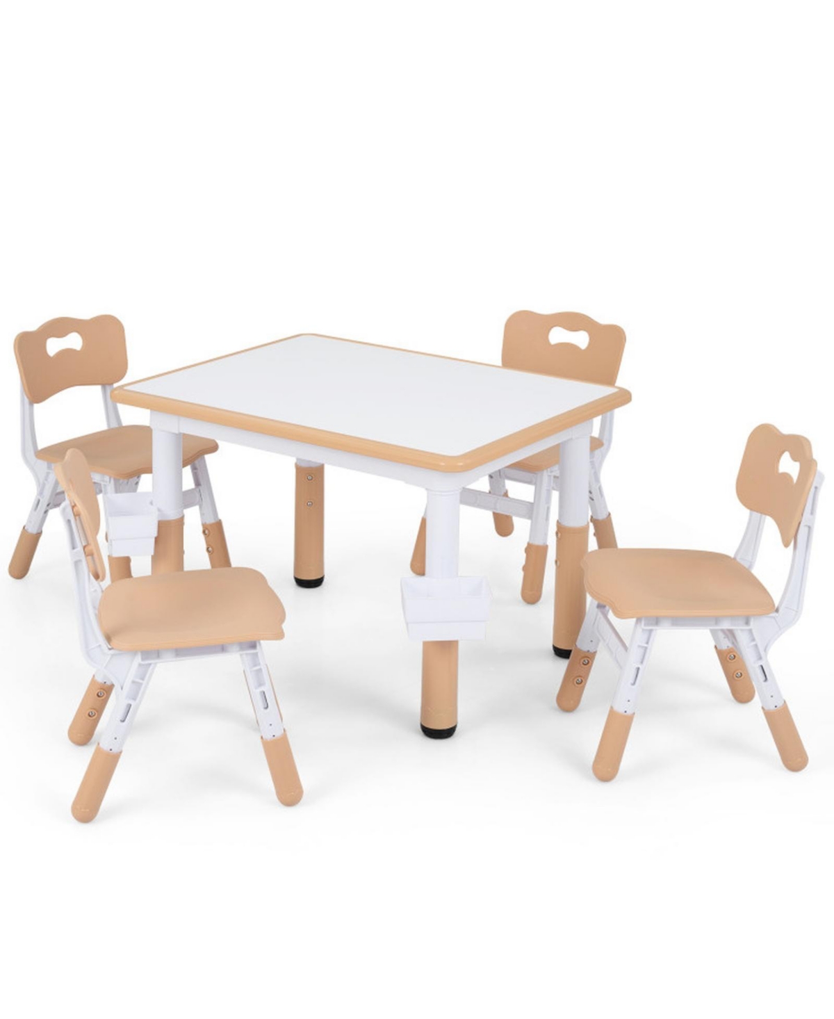 Click here for Sugift Height Adjustable Kids Table and 4 Chairs S... prices