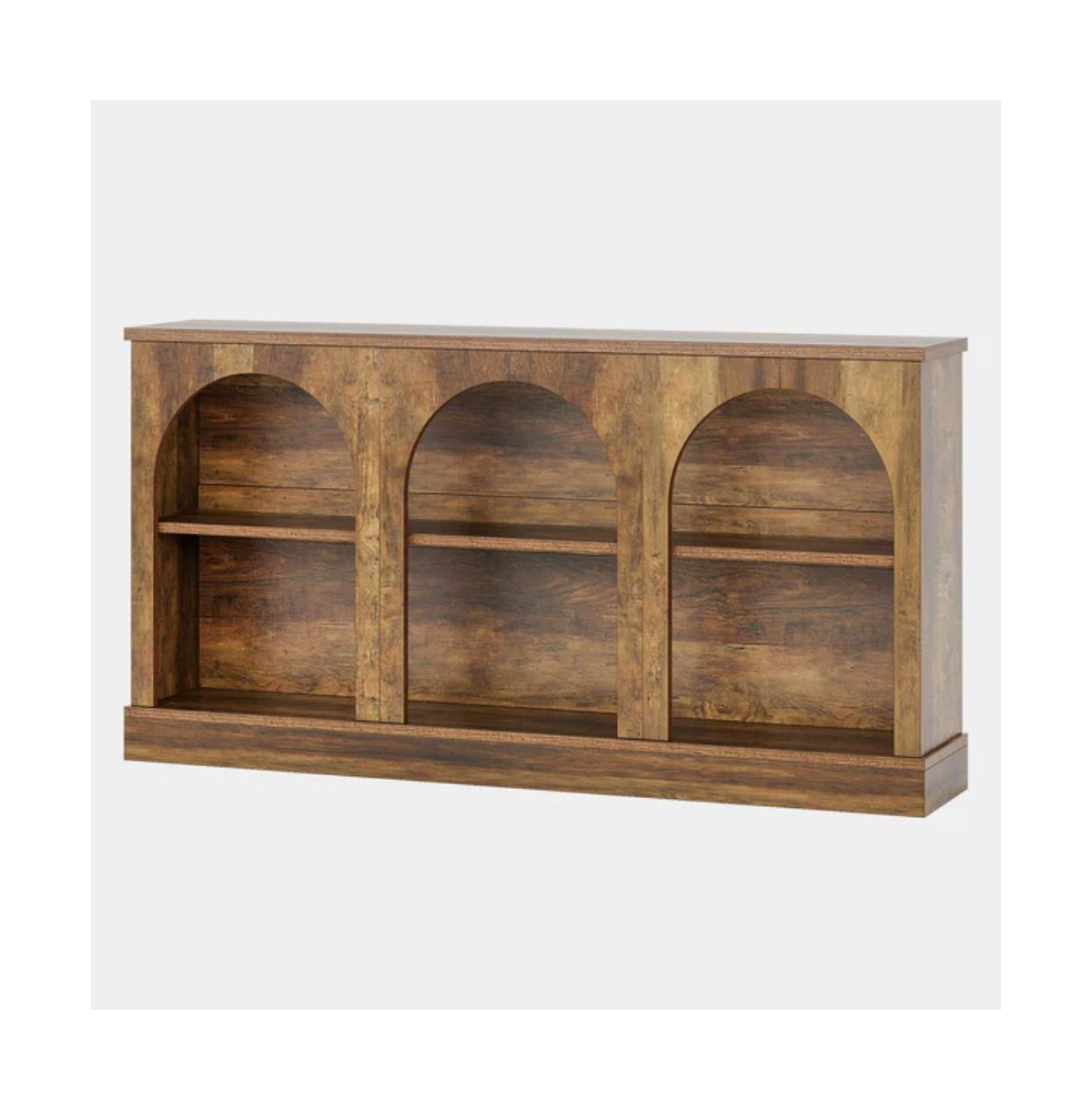 Click here for Slickblue Farmhouse Console Table with 3-Tier Stor... prices