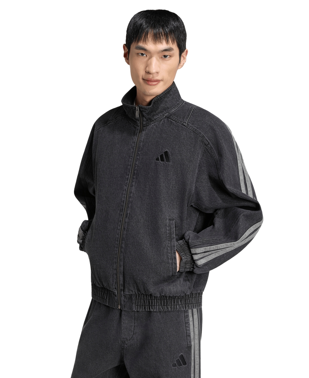 Click here for adidas Mens Stadium Denim Track Jacket - Black prices