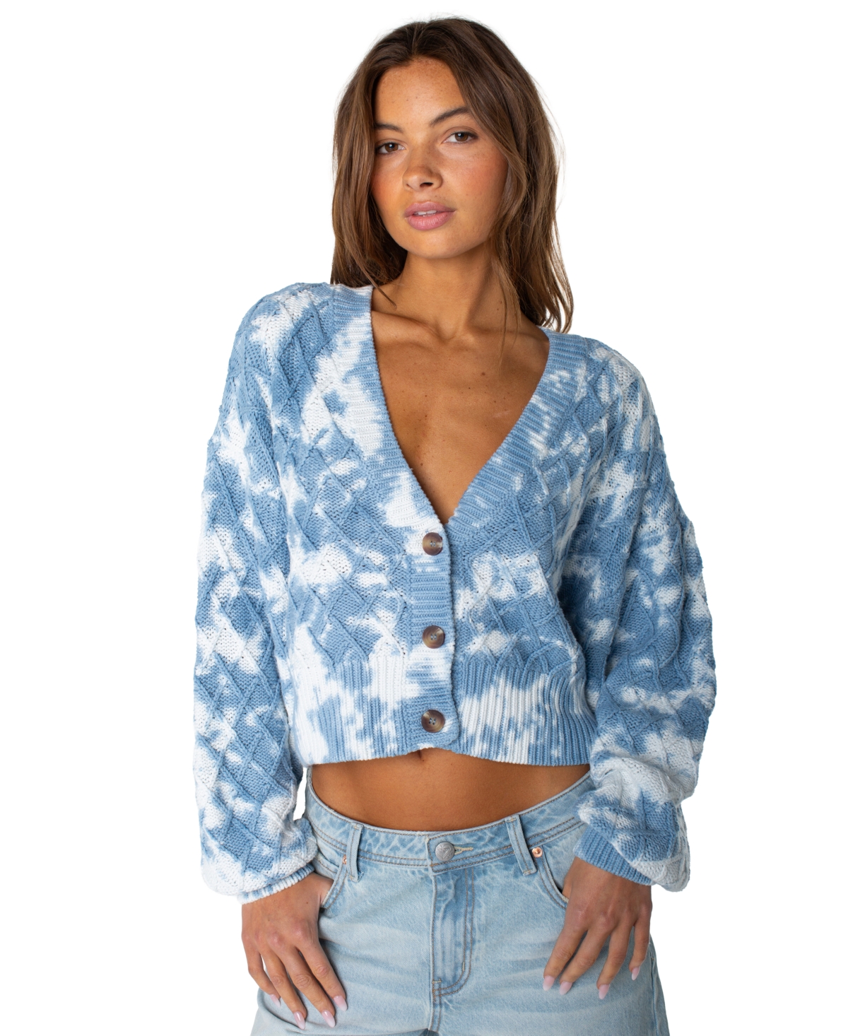 Click here for Roxy Womens Sundaze Tie-Dye Cropped Cardigan - Dut... prices