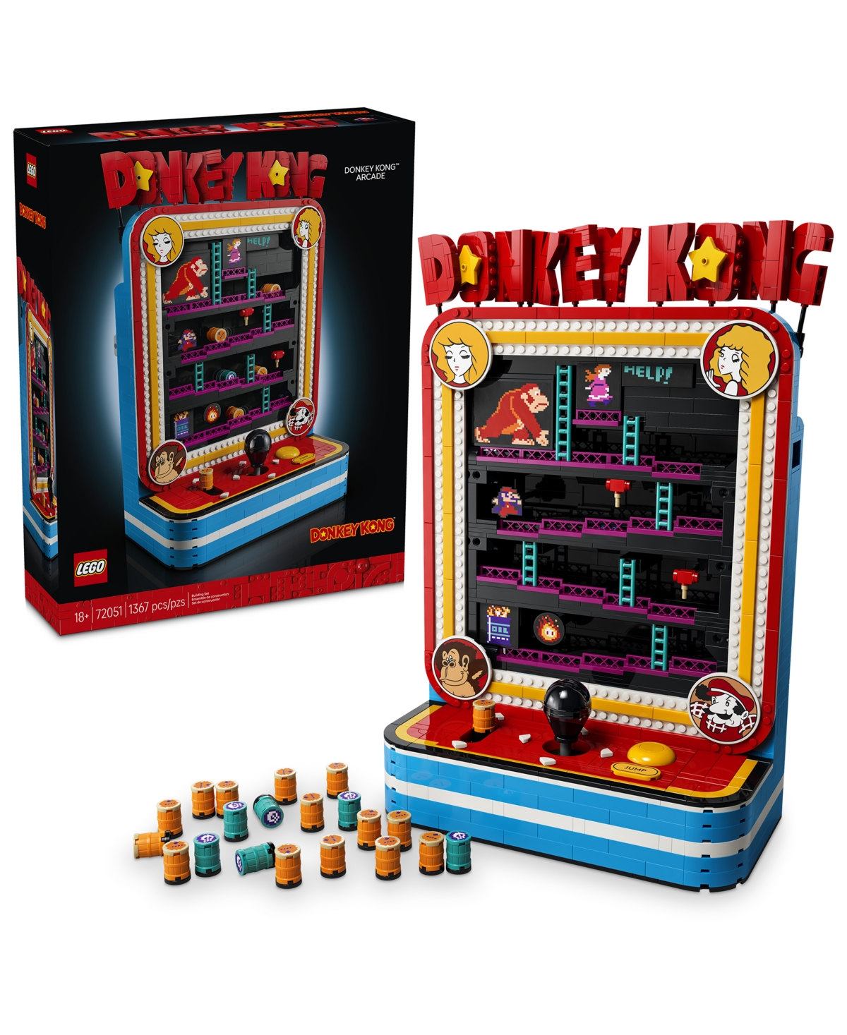Click here for Lego Super Mario Donkey Kong Arcade 72051 1371-Pie... prices