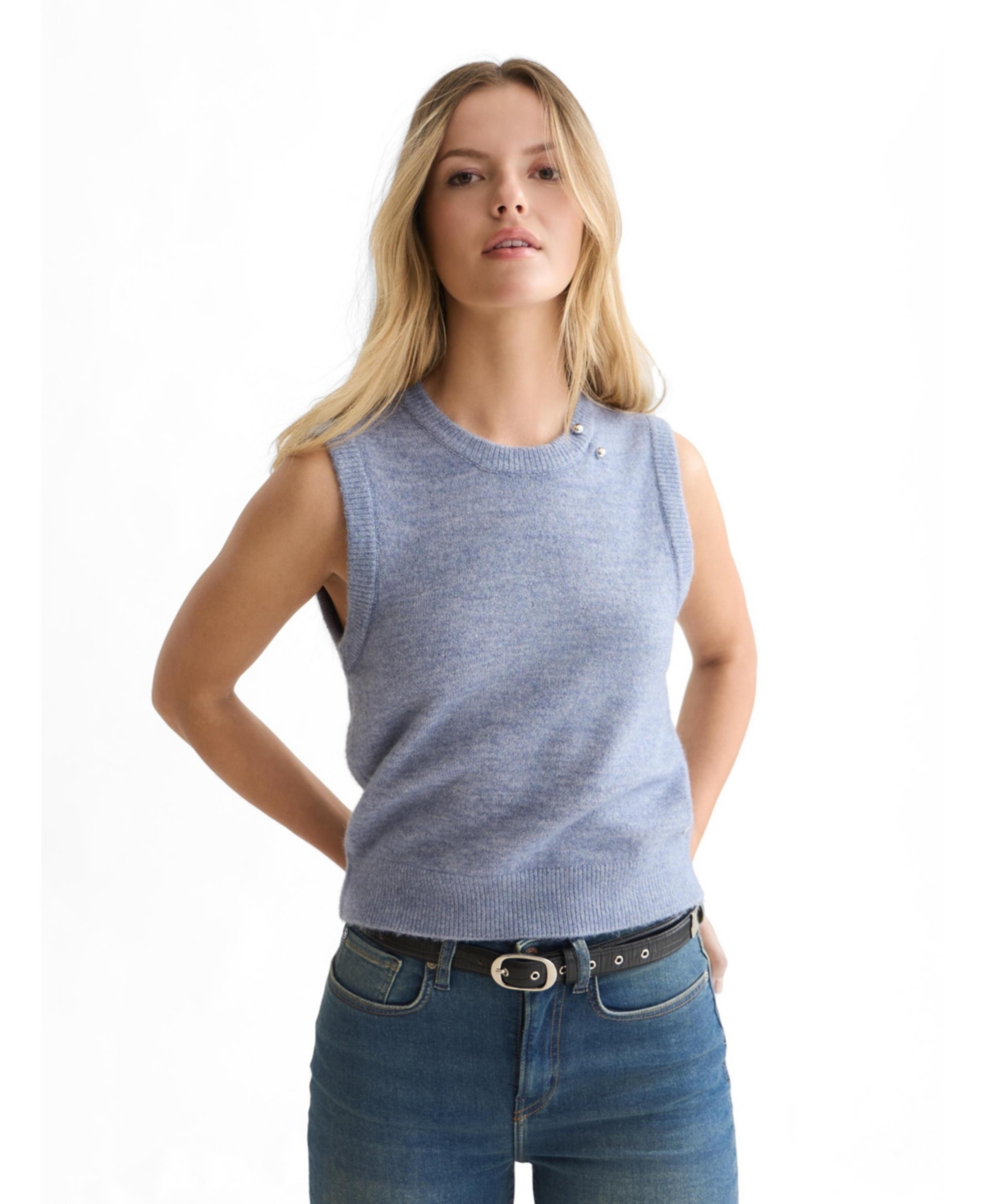 Click here for Scotch & Soda Womens Hardware Detail Knitted Spenc... prices