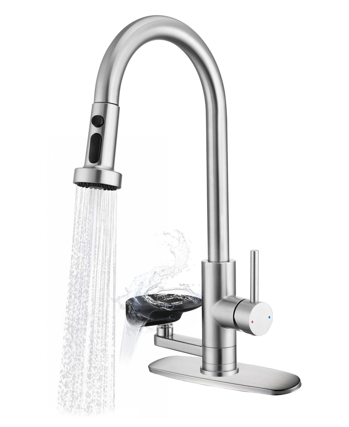 Click here for Thirtypeachy High Arc Kitchen Faucet with Glass Ri... prices