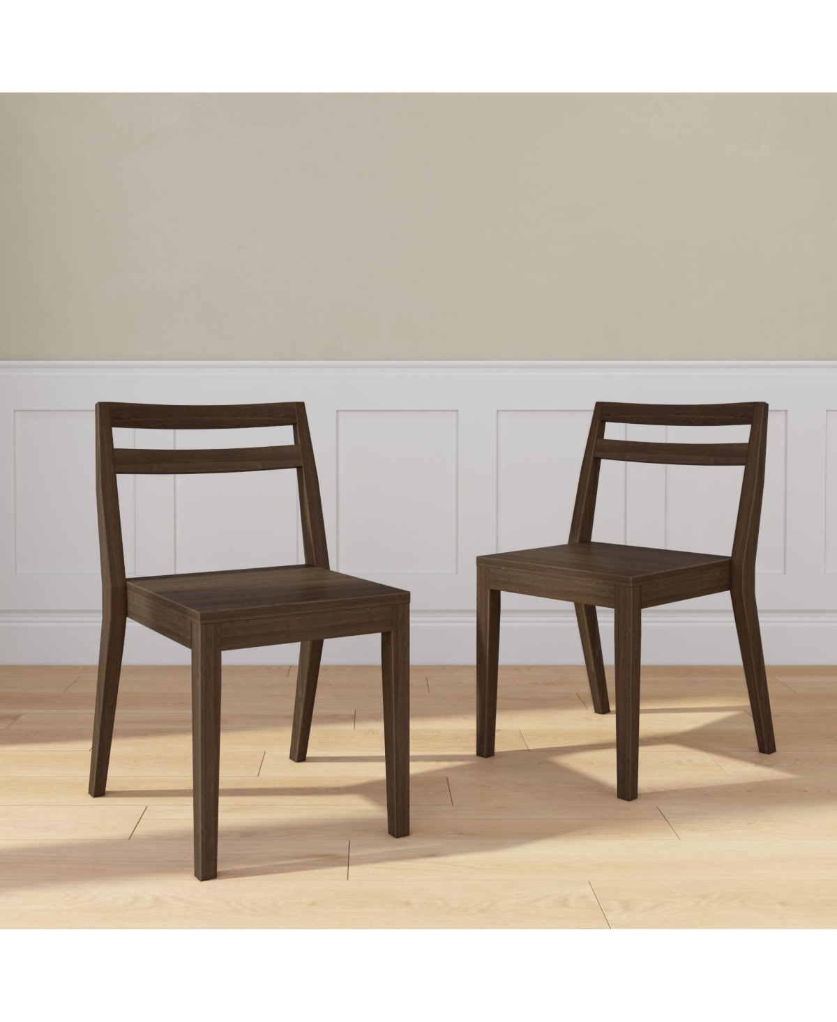 Click here for Grain & Grove 2 Pack Davie Dining Chair - Walnut prices