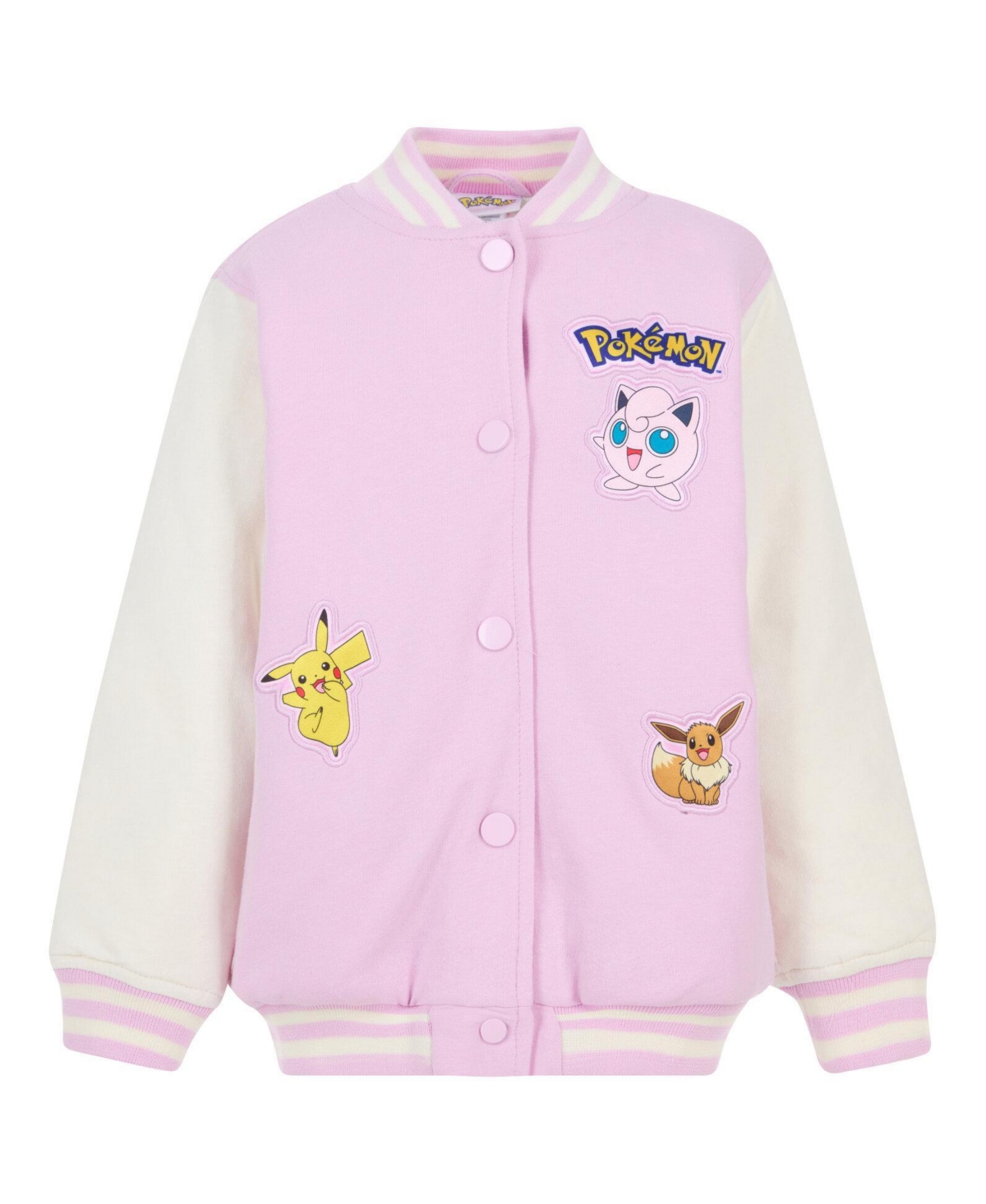 Click here for Pokemon Girls 4-12 Varsity Bomber Jacket - Pink of... prices