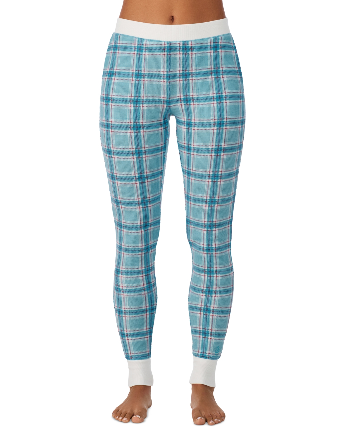 Click here for Cuddl Duds Womens Cozy Waffle-Knit Thermal Stretch... prices