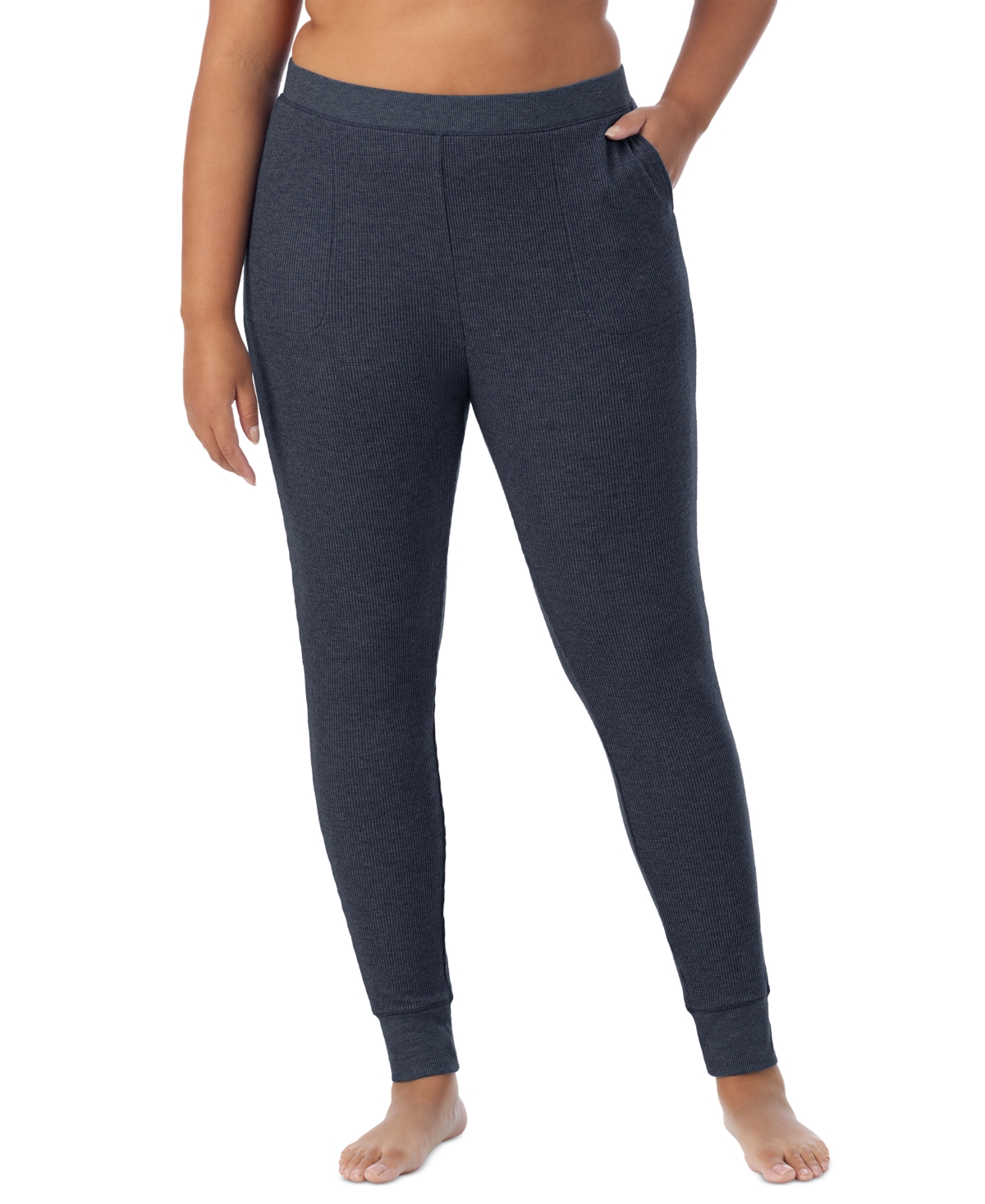 Click here for Cuddl Duds Plus Size Thermal Waffle-Knit Leggings... prices