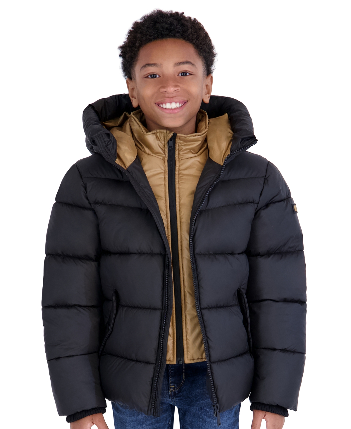 Click here for Michael Kors Boys 8-20 Heavy Weight Hooded Puffer... prices