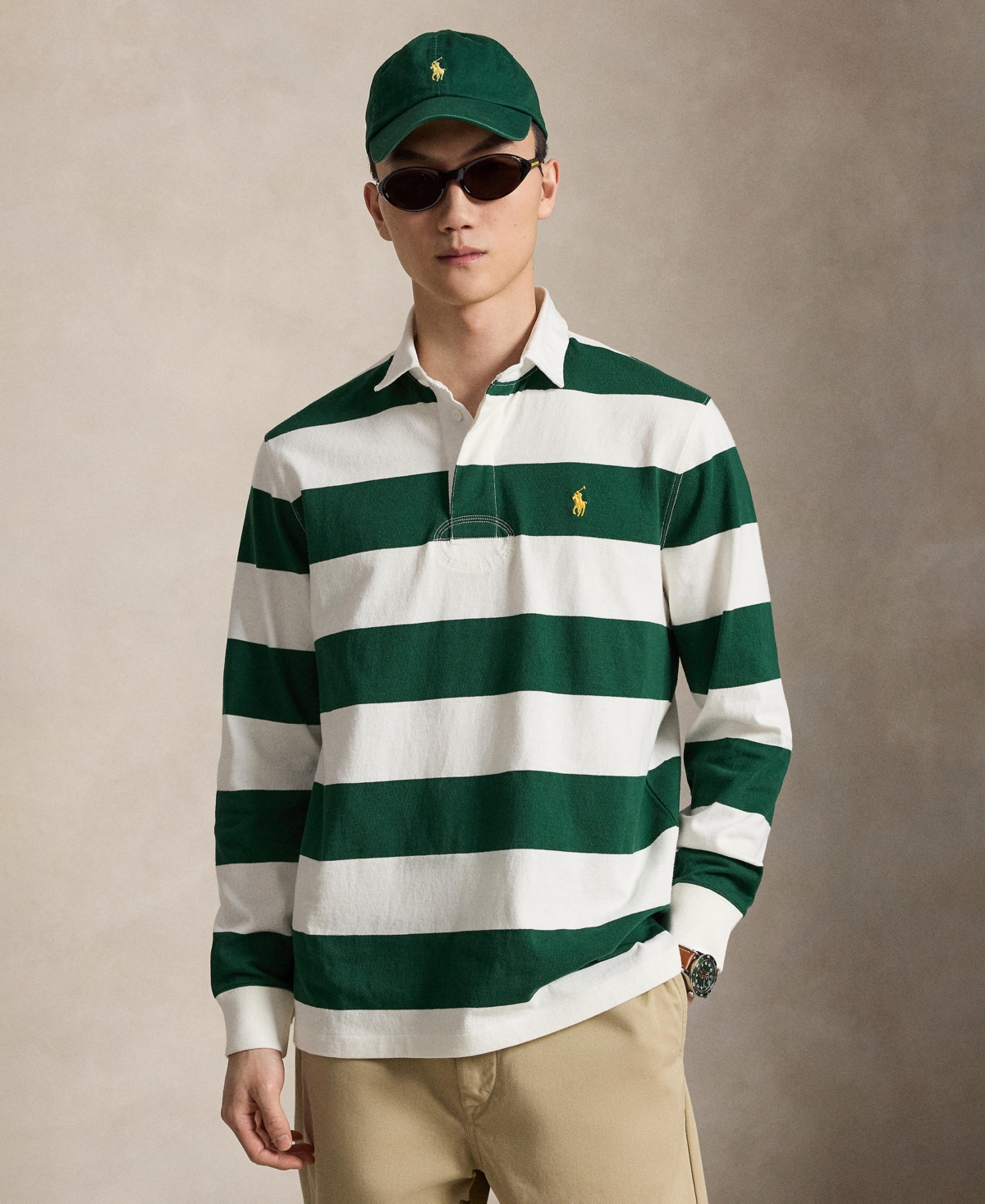 Click here for Polo Ralph Lauren Mens Iconic Rugby Classic-Fit Sh... prices