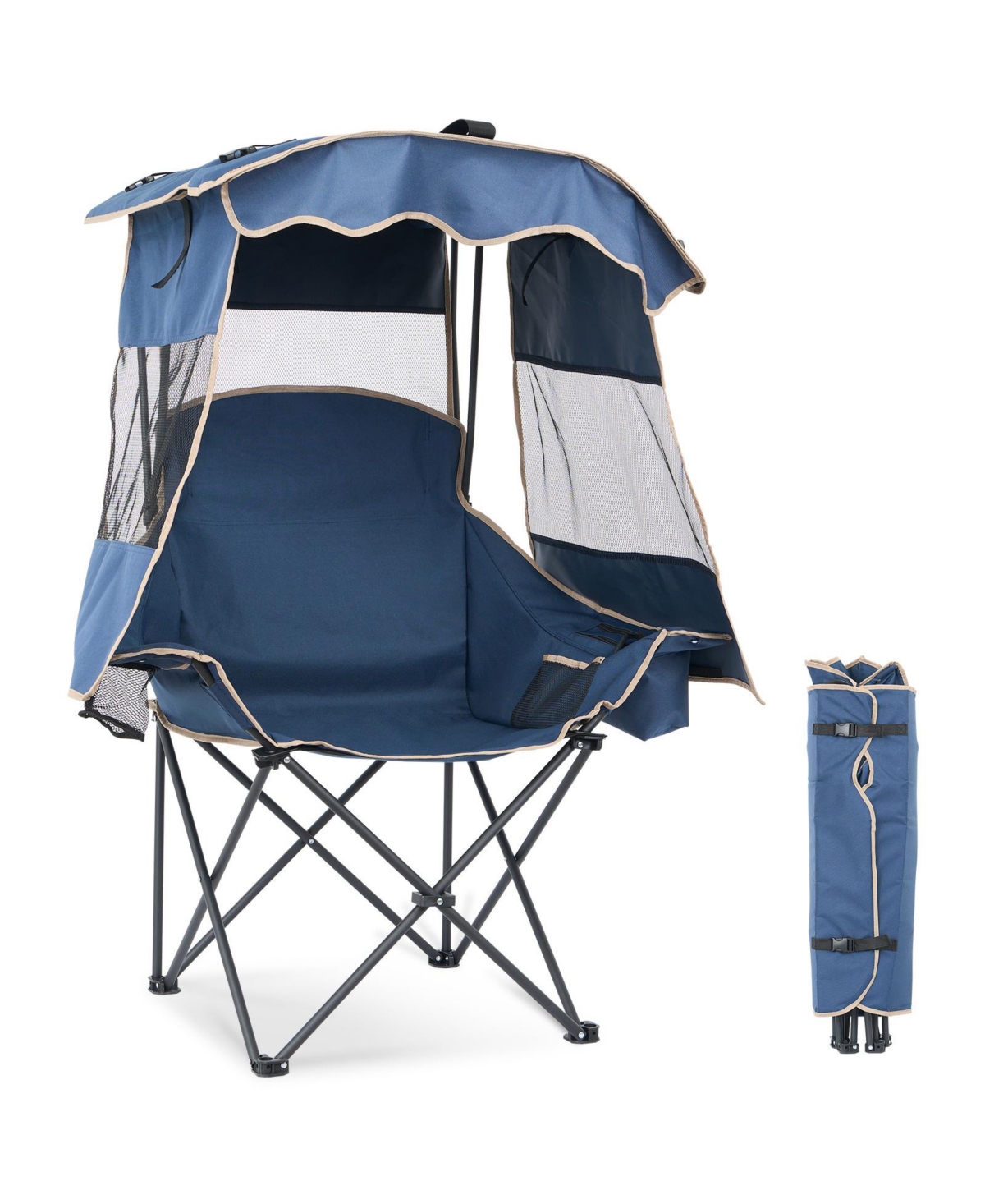 Click here for Mooncool Beach Chair with Canopy Shade Portable Fo... prices