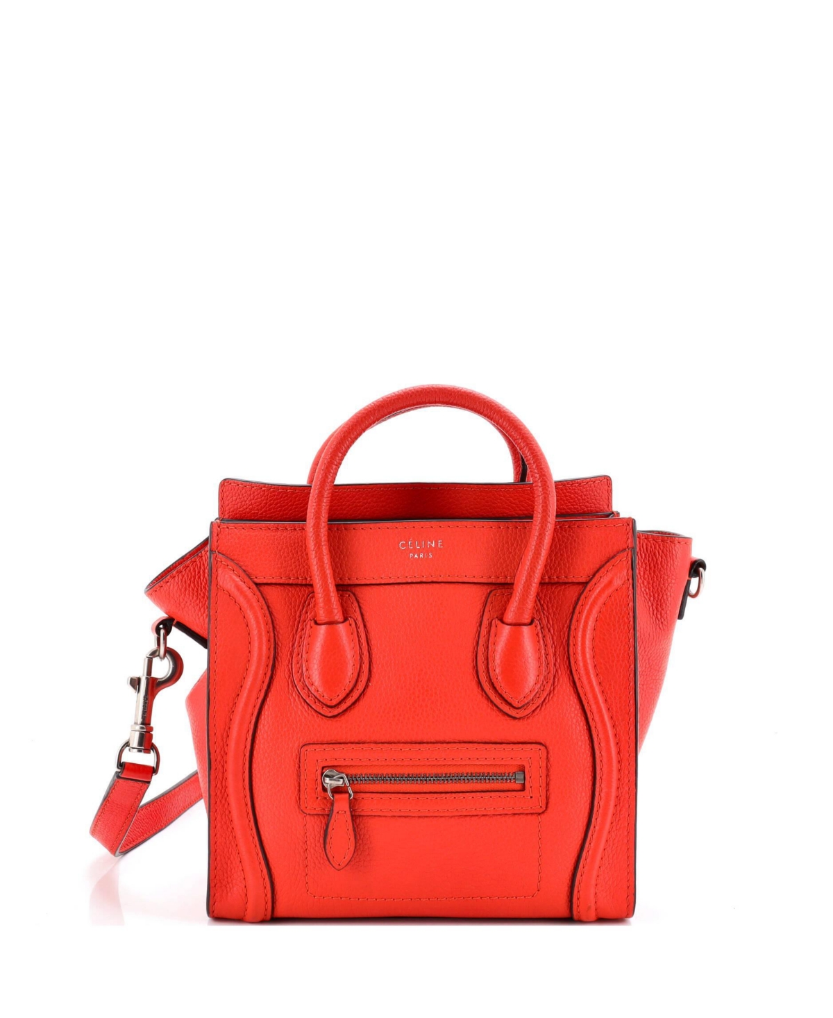 Click here for Pre-Owned Celine Nano Luggage Bag Grainy Leather -... prices