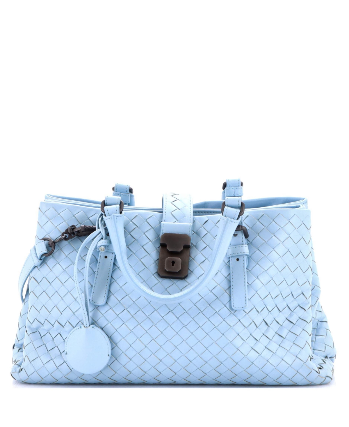 Click here for Pre-Owned Bottega Veneta Small Roma Bag Intrecciat... prices